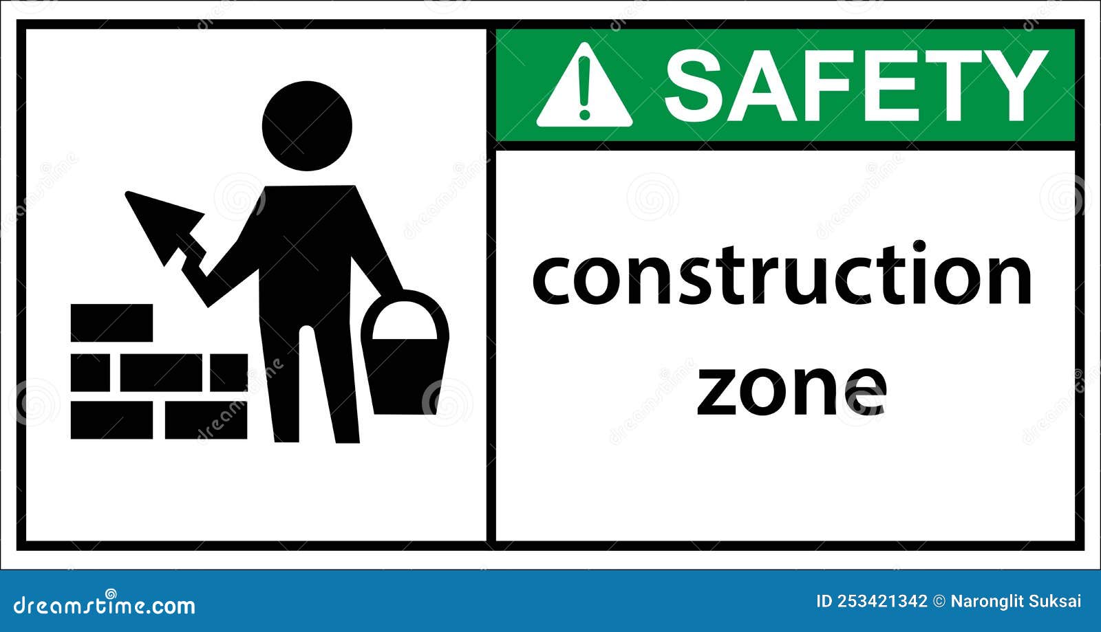 Construction Warning Sign Use Caution when Walking through.Sign Safety ...