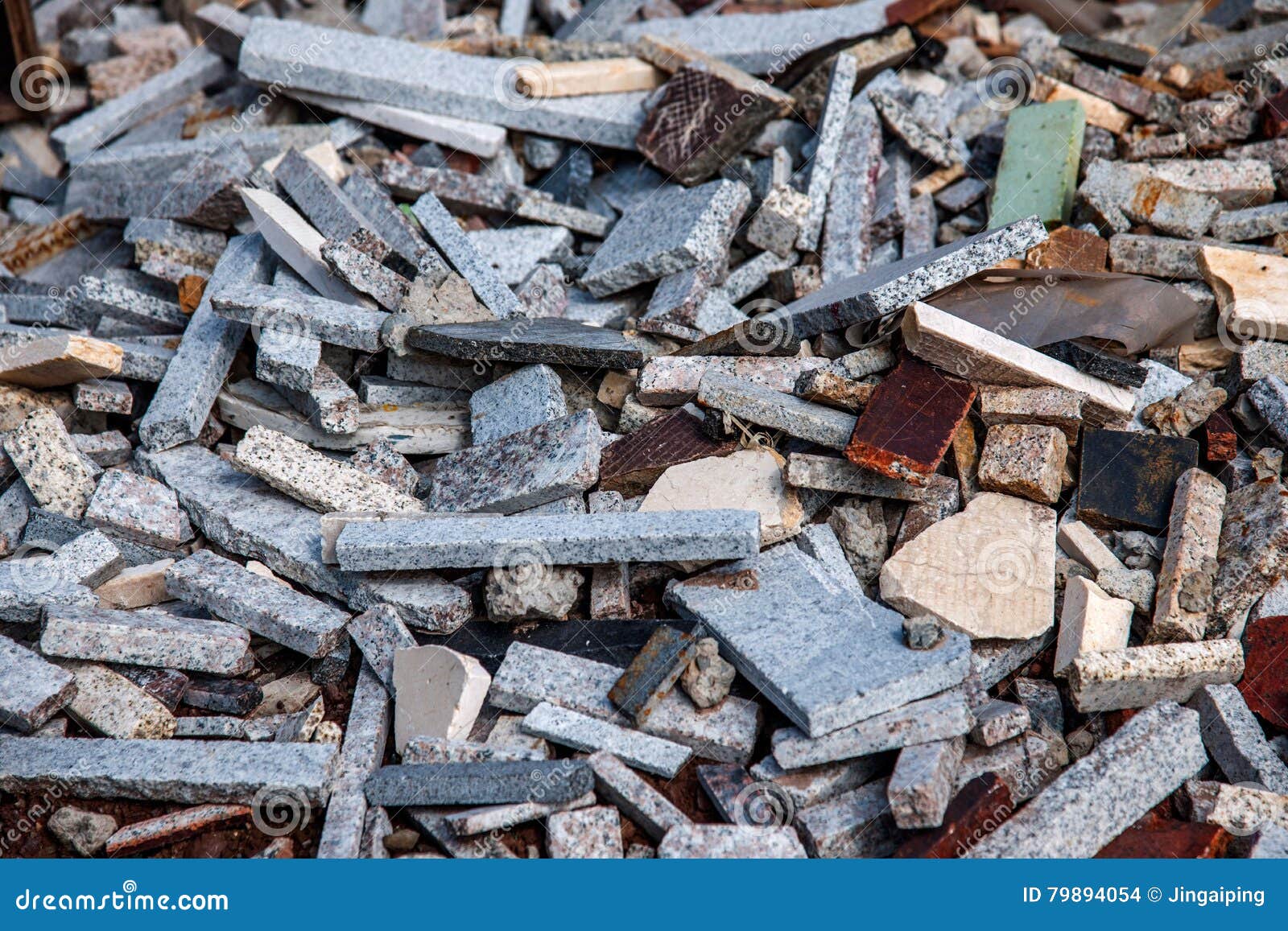 Construction Waste on Building Construction Sites Stock Photo - Image ...