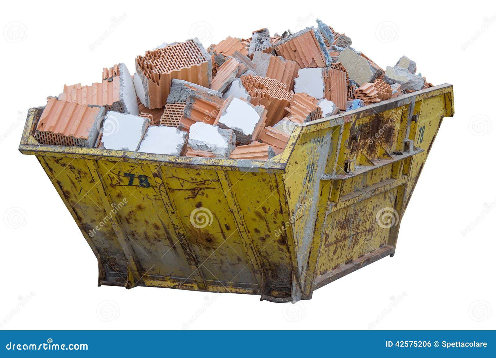 Waste Container On The Sorting Line Of A Recycling Plant. The Process ...