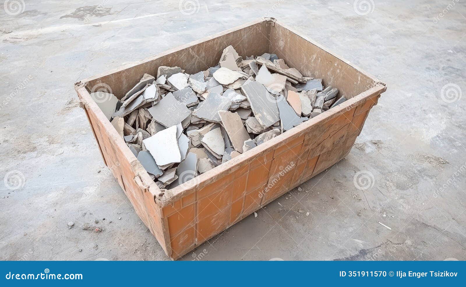 Building Demolition Work With Heavy Construction Machines. Cartoon ...