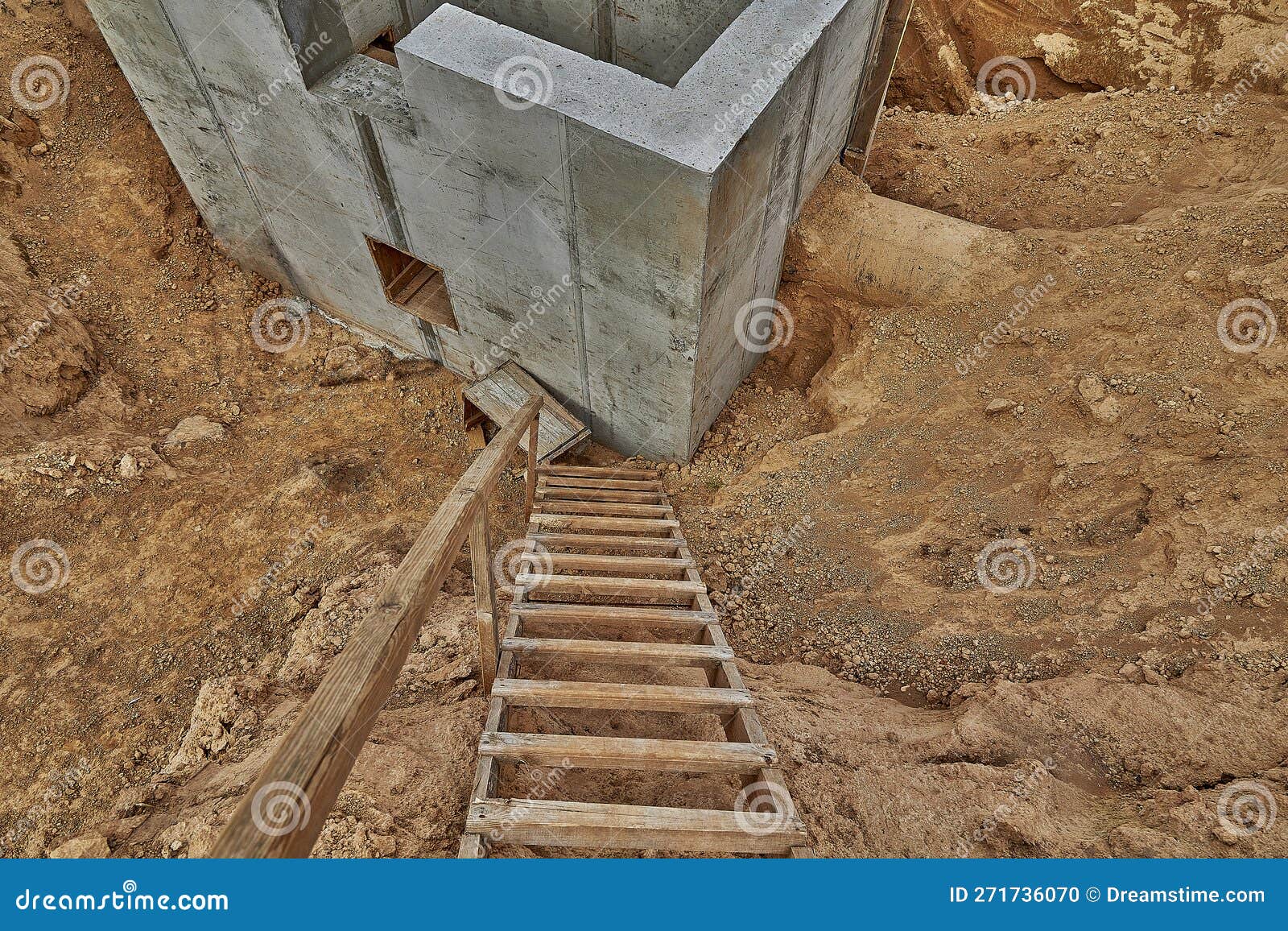 Construction of a Water Intake. a Monolithic Concrete Well for a Water ...