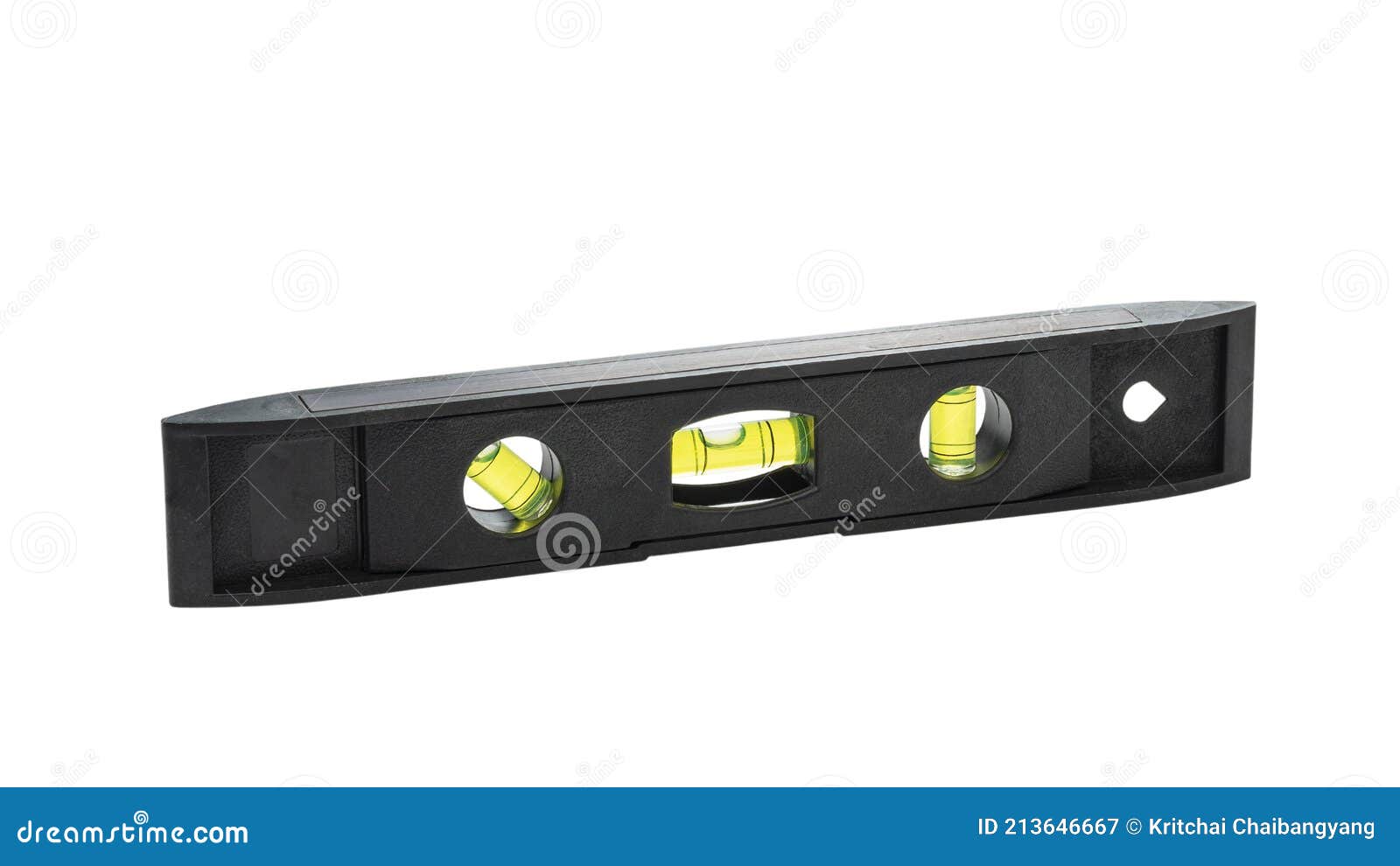 Construction Water Level Gauge Isolated On White Background With ...