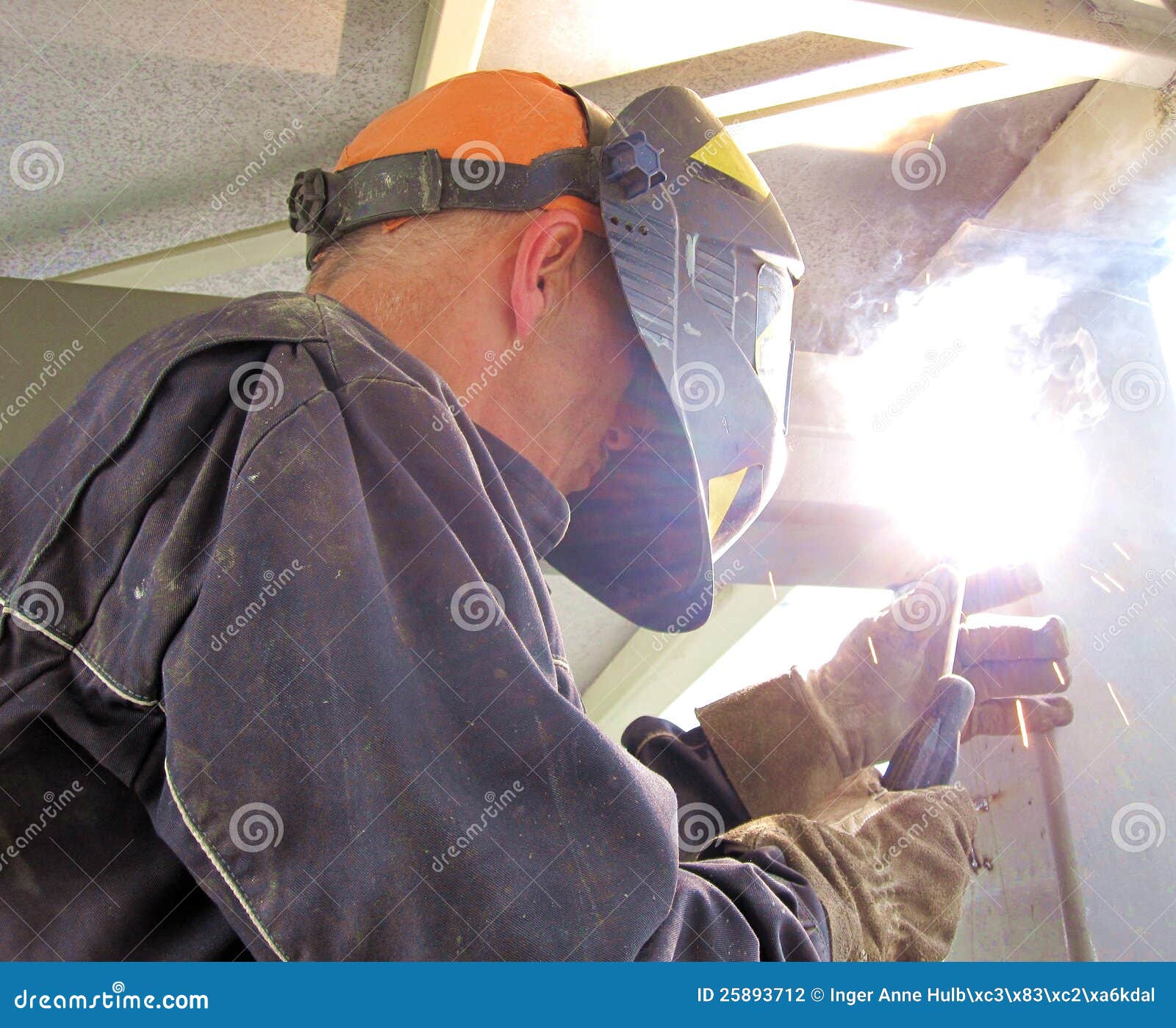 Construction welding stock photo. Image of technical - 25893712