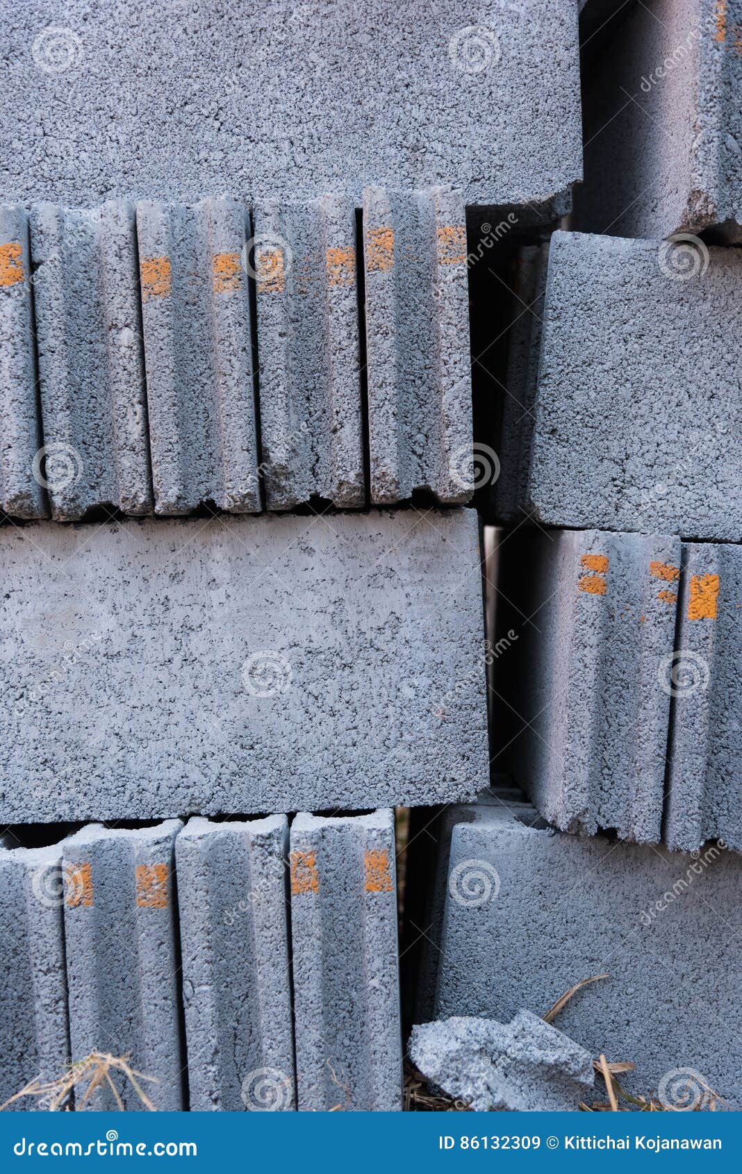 Construction white brick stock image. Image of construction - 86132309