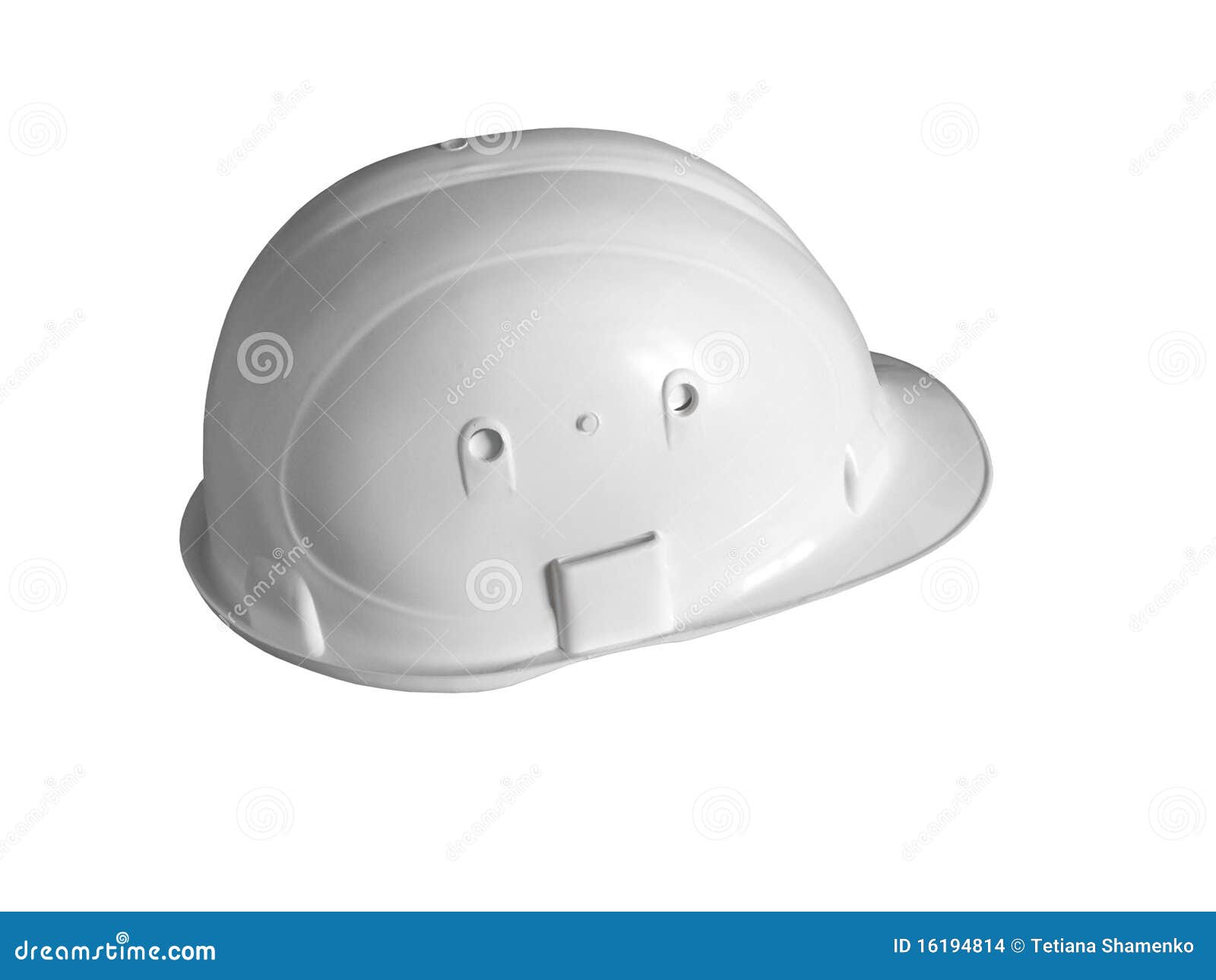 Construction White Hard Hat Stock Photo - Image of work, trace: 16194814