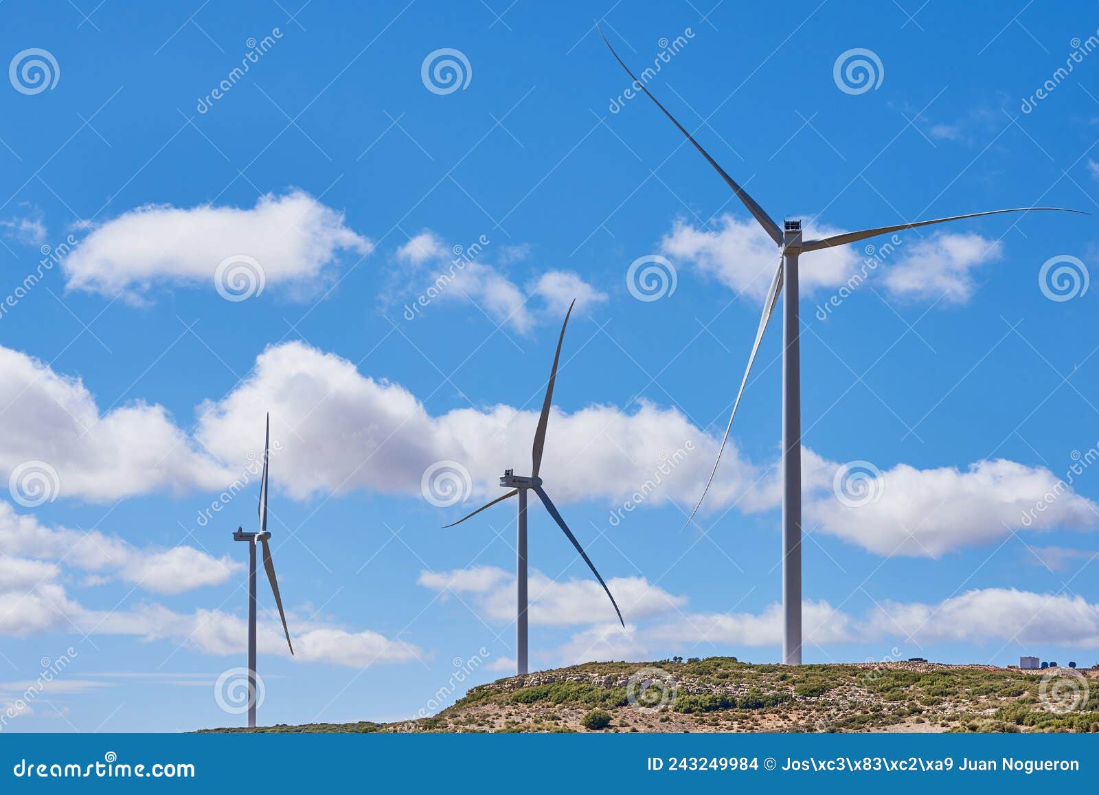 Construction of a Wind Farm Stock Photo - Image of hoist, build: 243249984