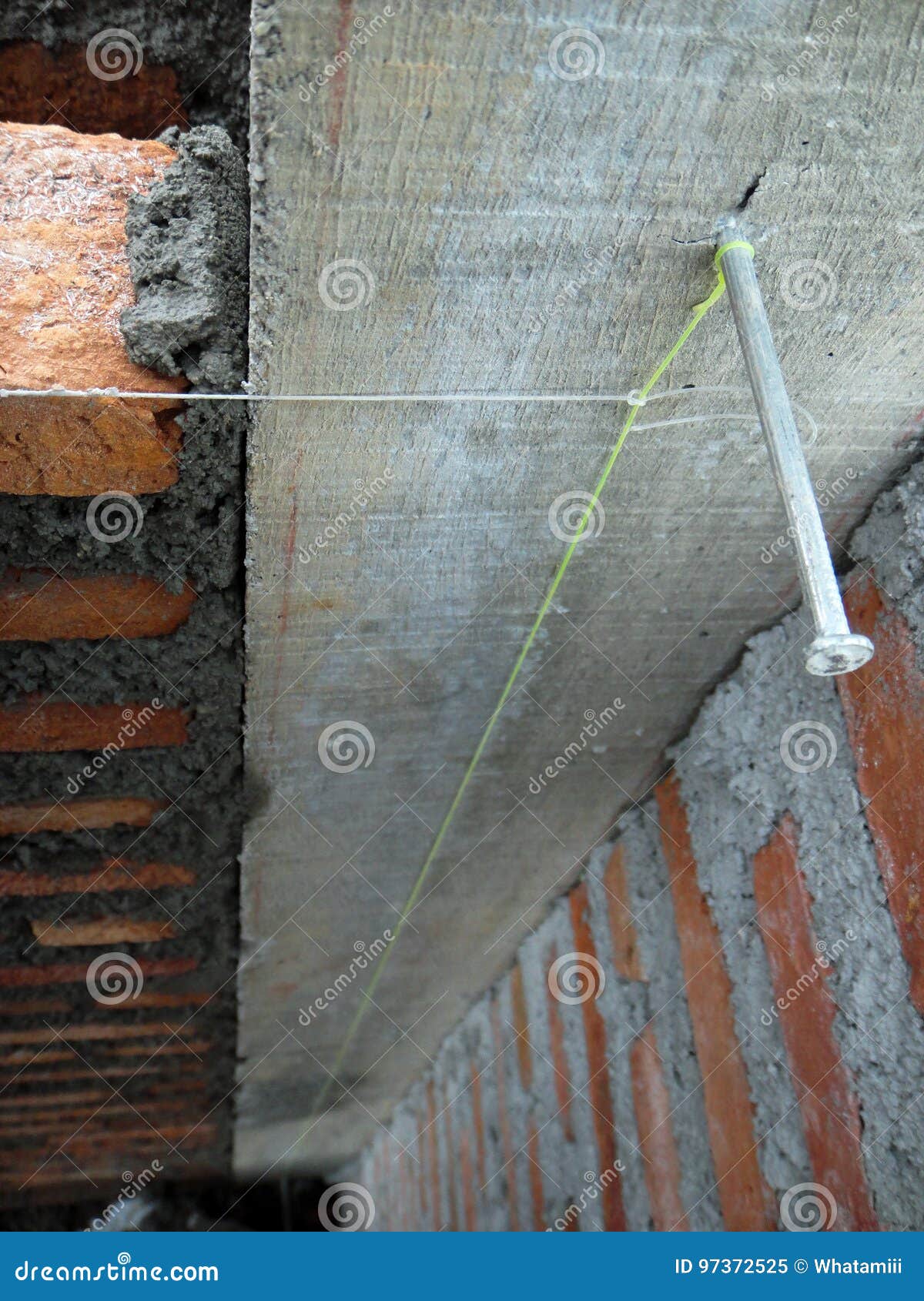 Construction Wire Level Of Brick Layer Stock Photography ...