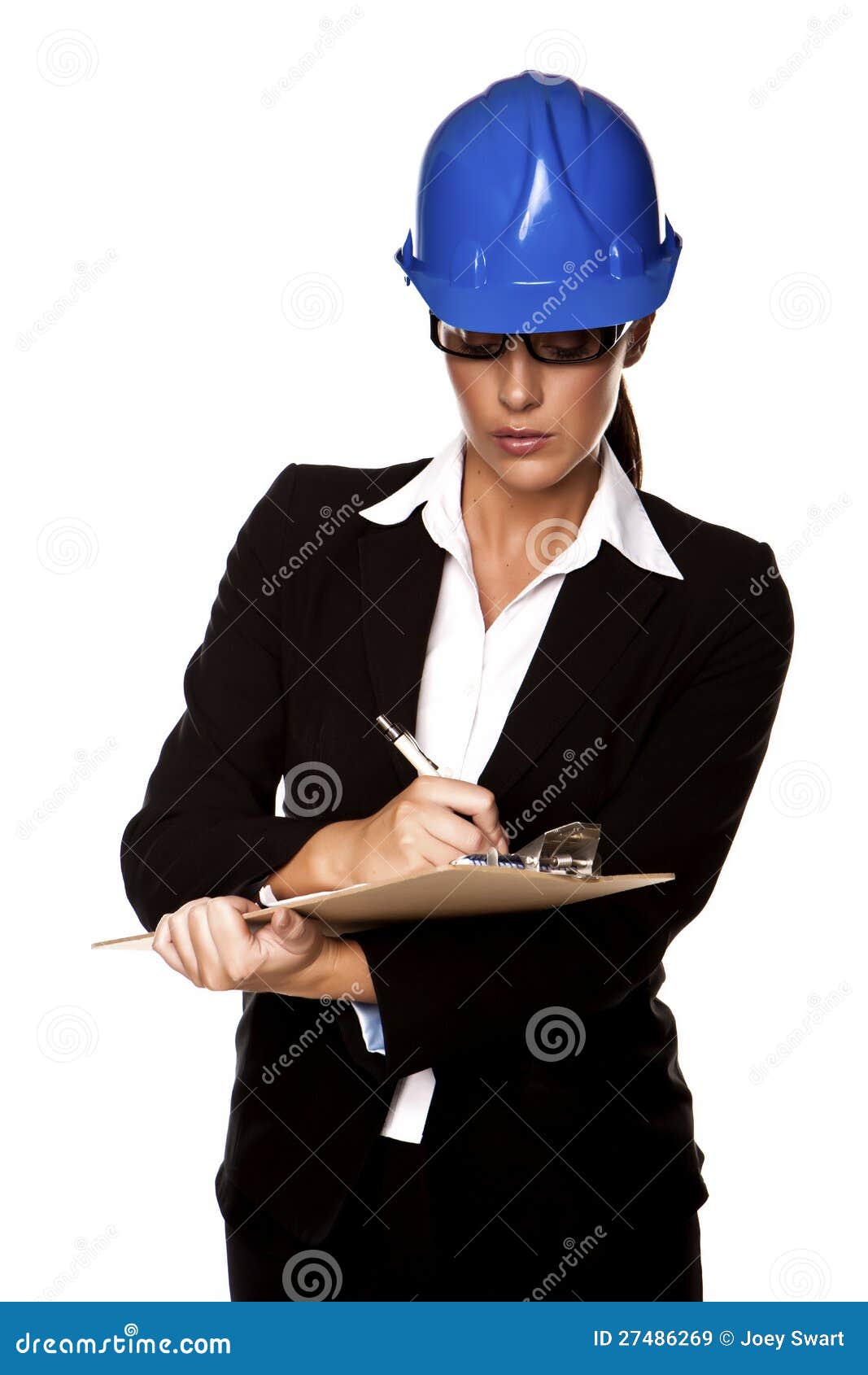 Construction woman. stock image. Image of attractive - 27486269