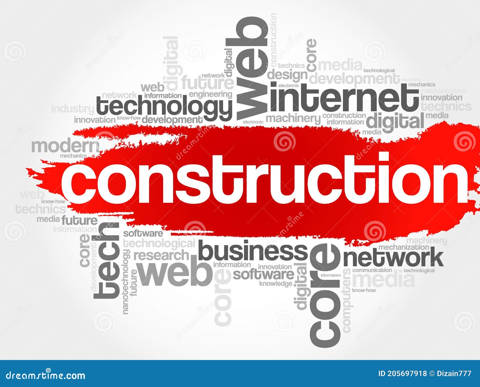Construction word cloud stock illustration. Illustration of collage ...