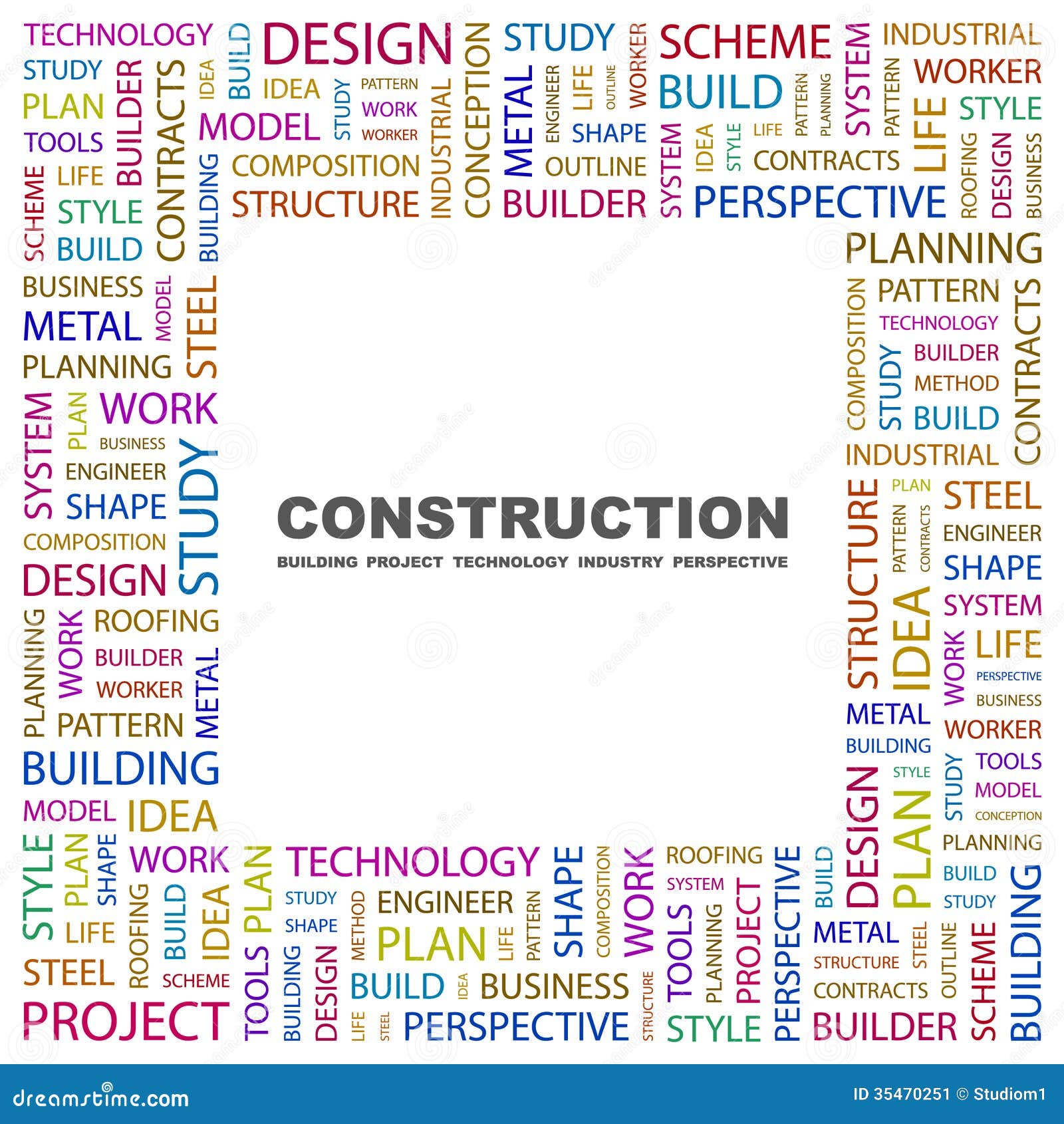 CONSTRUCTION. stock vector. Illustration of engineering - 35470251