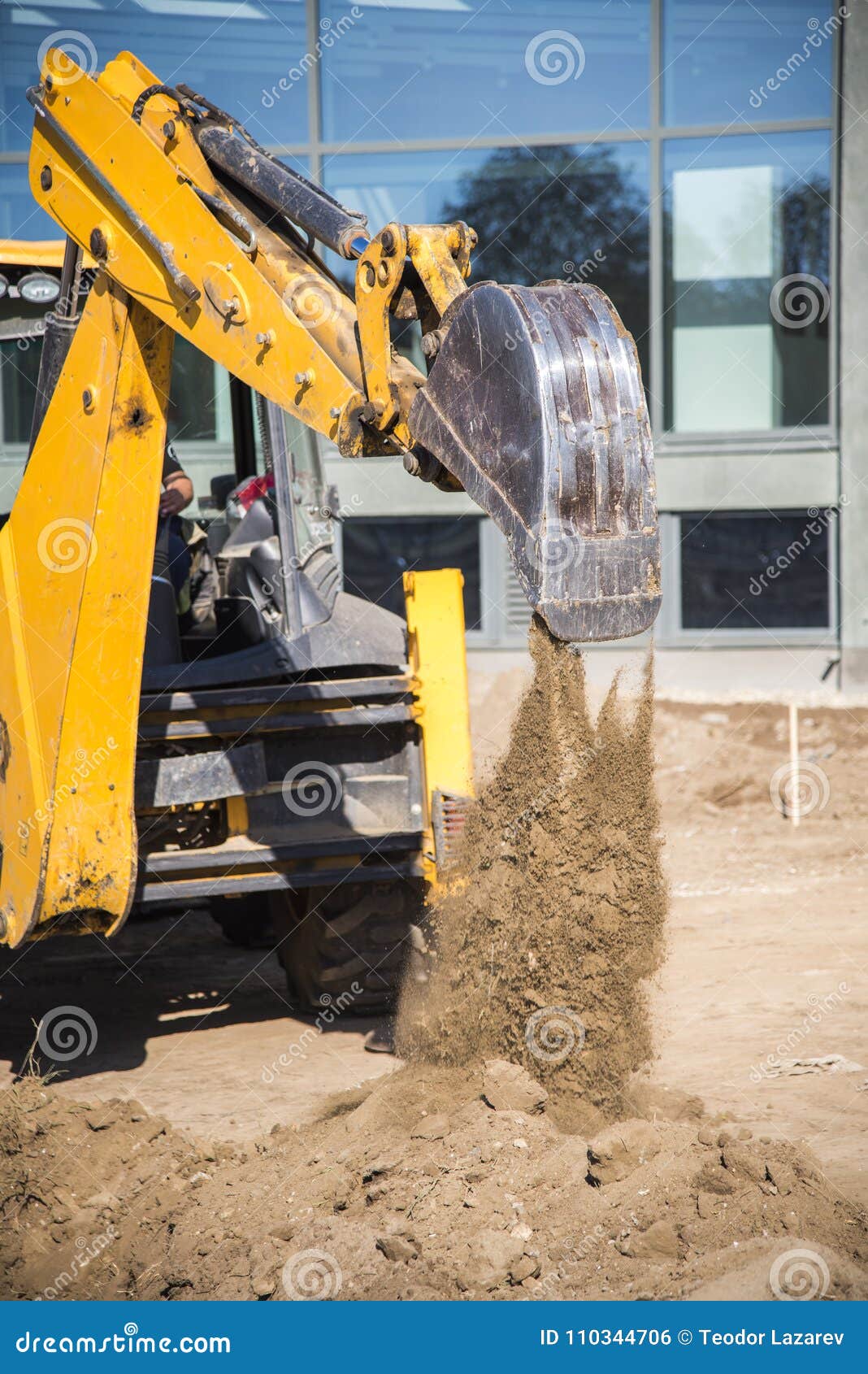 Construction Work with Digger Machines Stock Photo - Image of ... Construction Work with Digger Machines Stock Photo - Image of ...