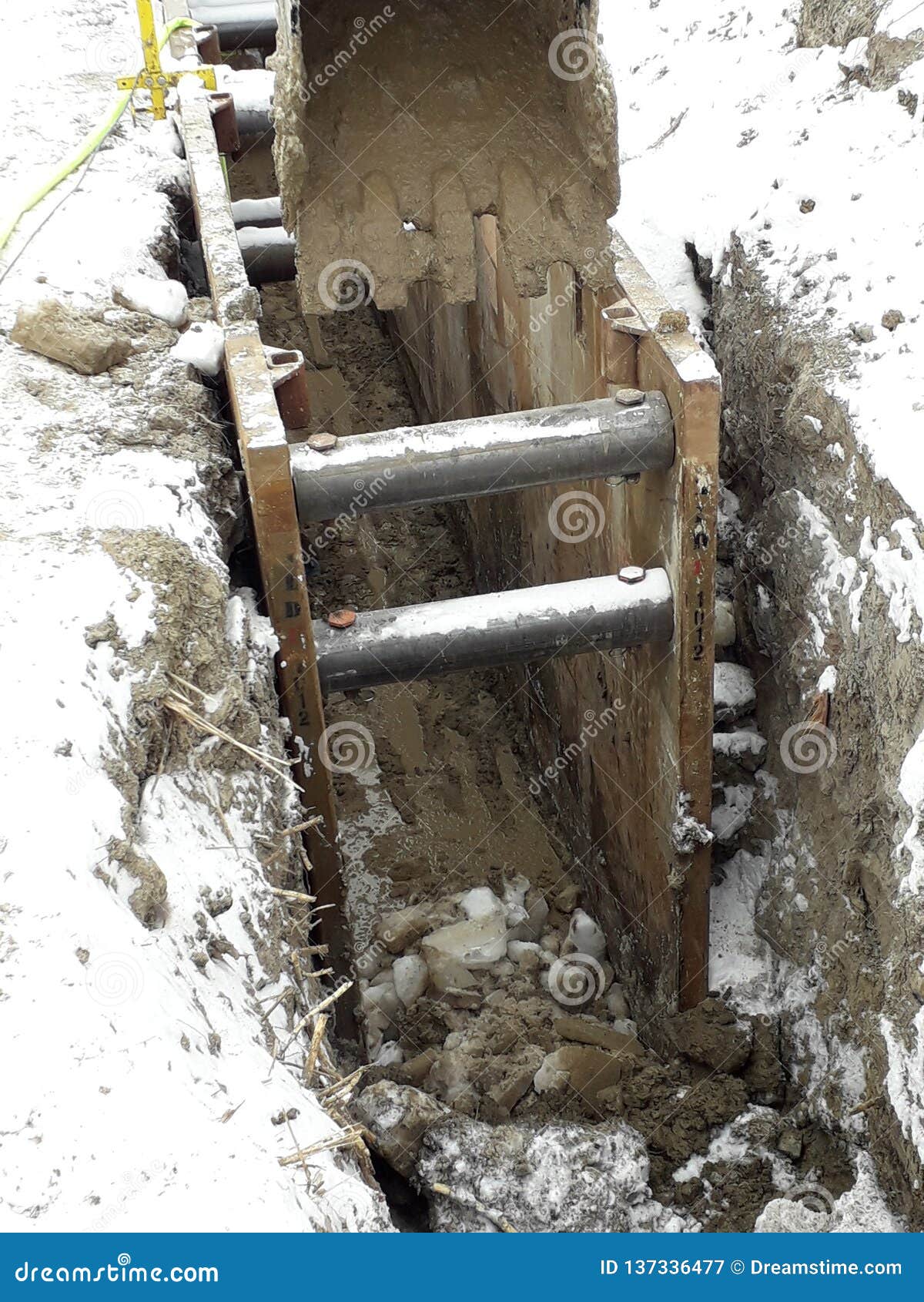 Construction work stock image. Image of hard, inside - 137336477