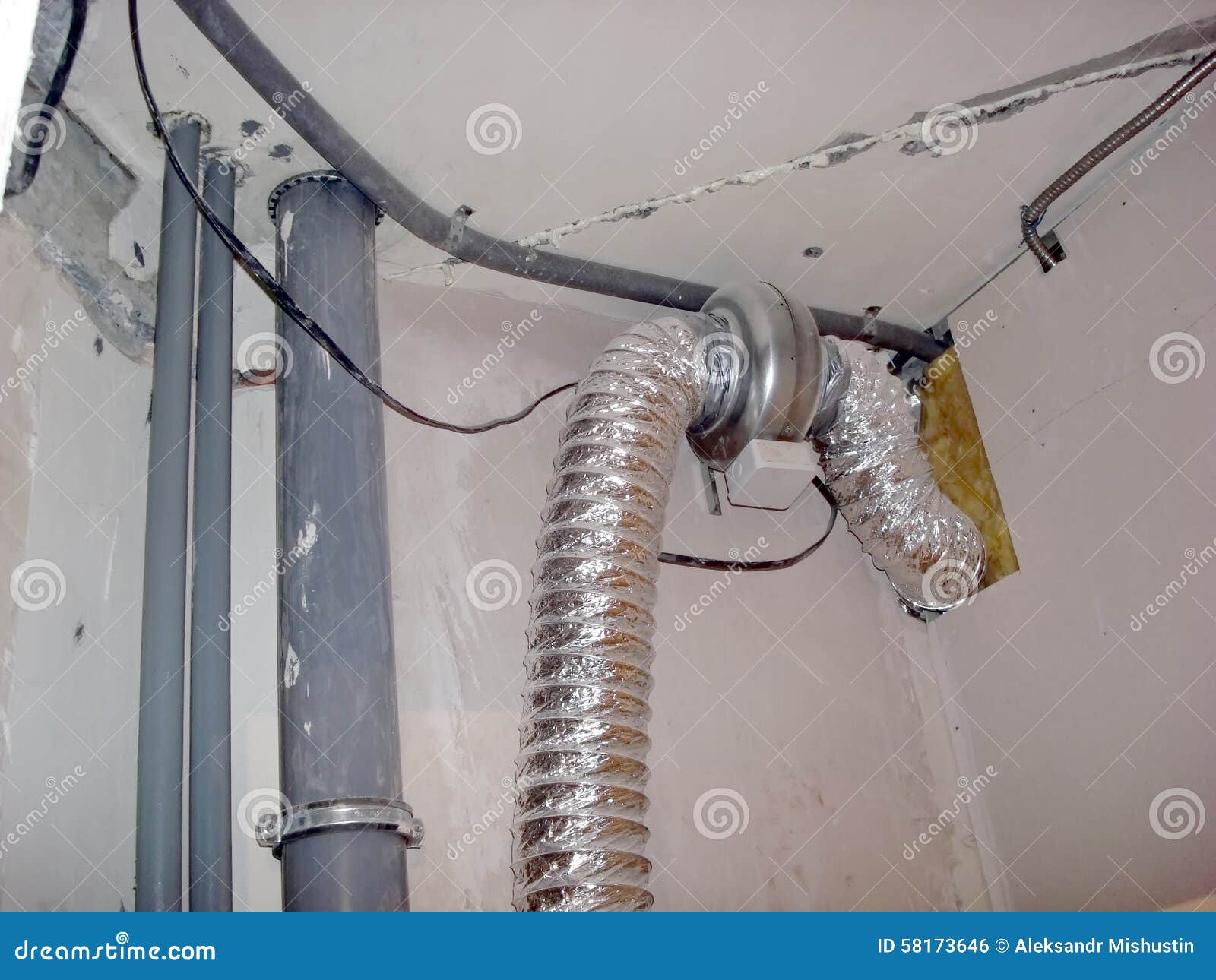 Construction Work Indoors stock photo. Image of work - 58173646