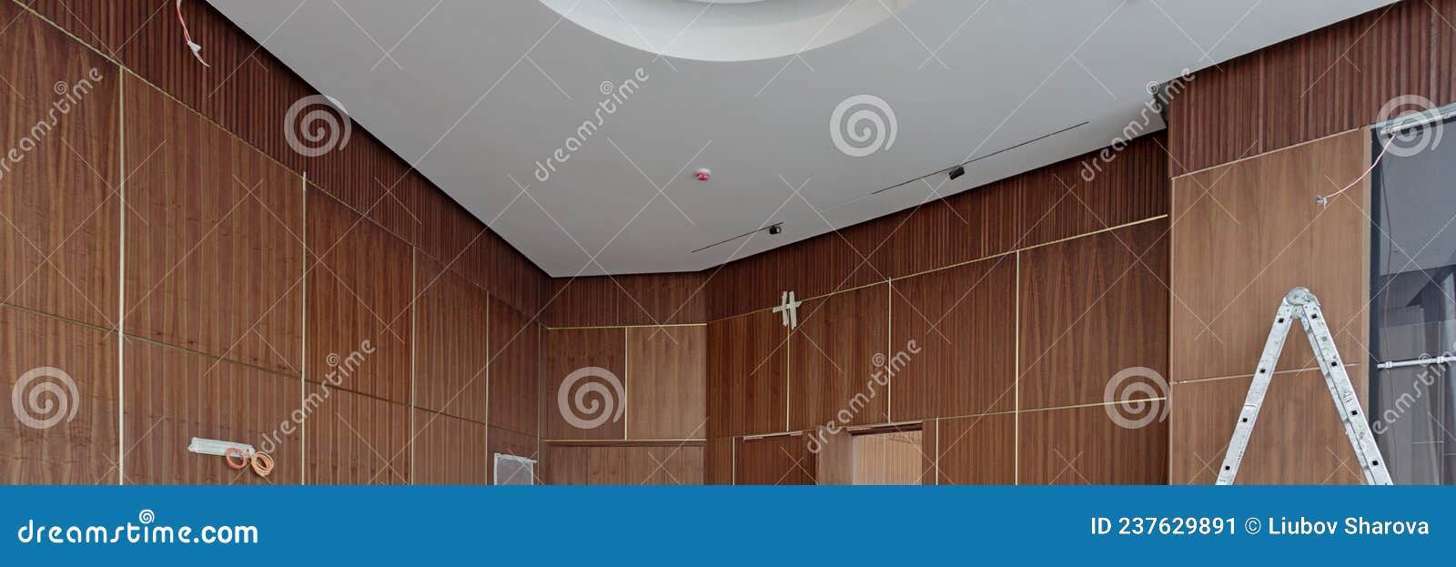 Construction Work on the Interior Decoration of a Modern Office or ...