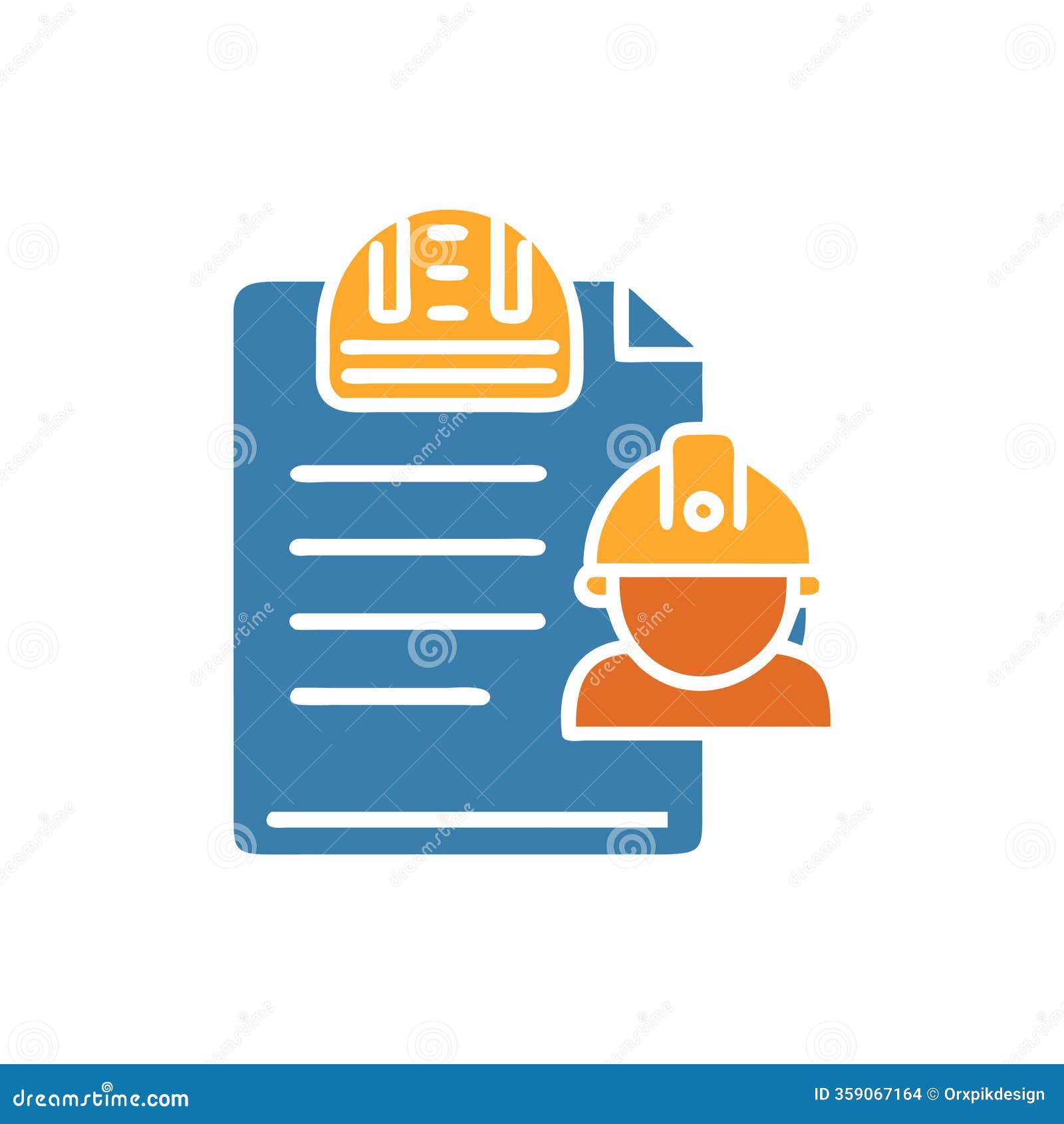 Construction Work Order Icon for Operational Planning Stock ...