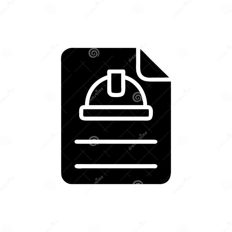 Construction Work Order Icon for Task Management Stock Illustration ...