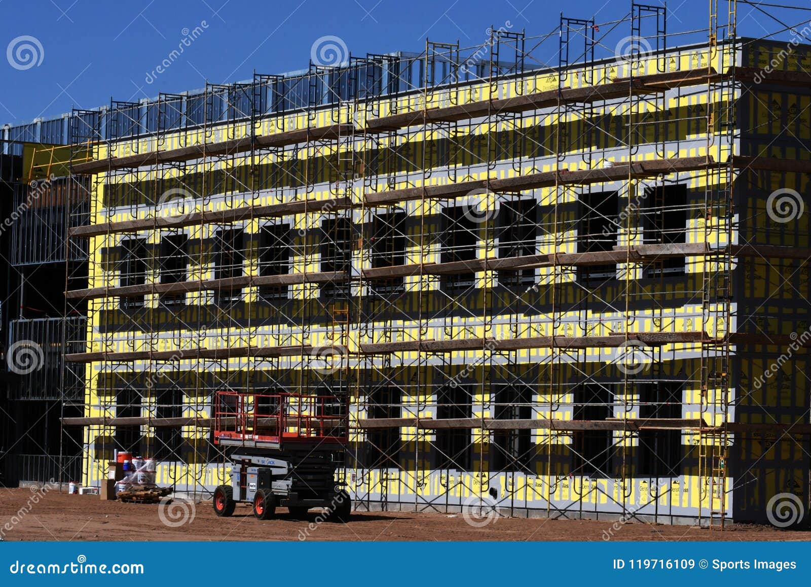 Construction Work in Process. Editorial Stock Image - Image of gilbert ...