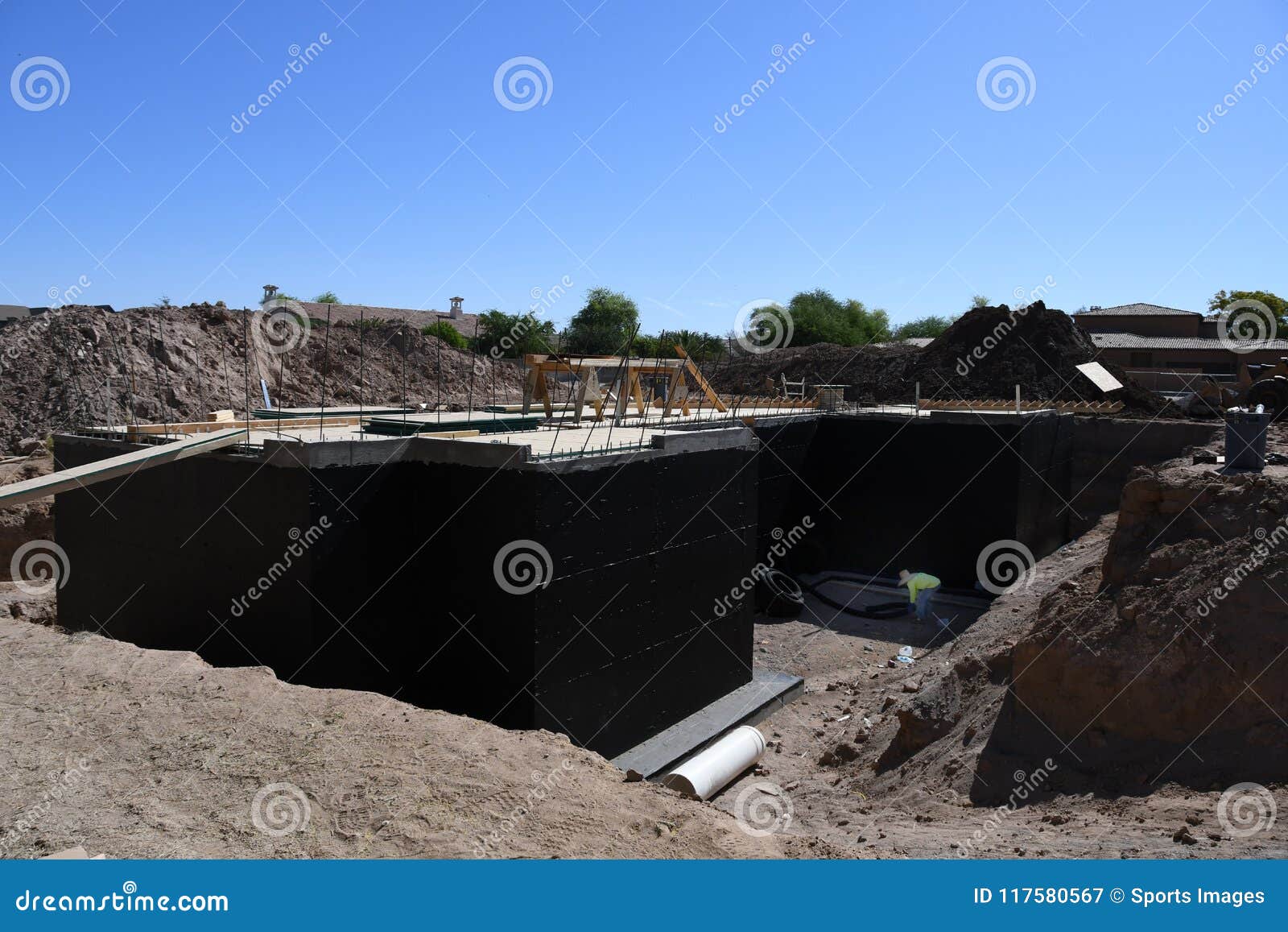 Construction Work in Process. Editorial Photography - Image of ...