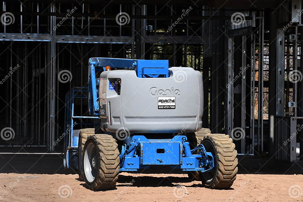 Construction Work in Process. Editorial Stock Photo - Image of frame ...
