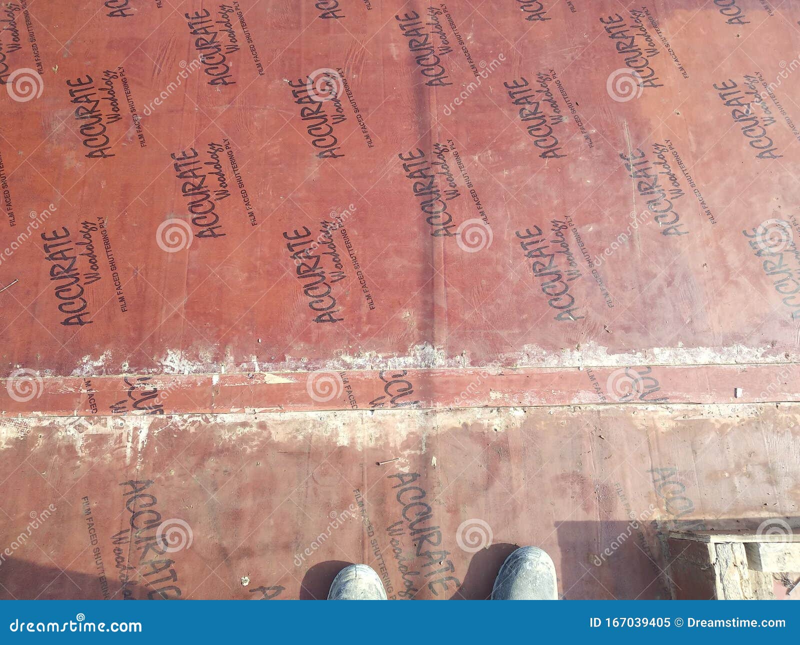 Construction Work RCC Rain Forcement Shuttering Work Editorial Image ...