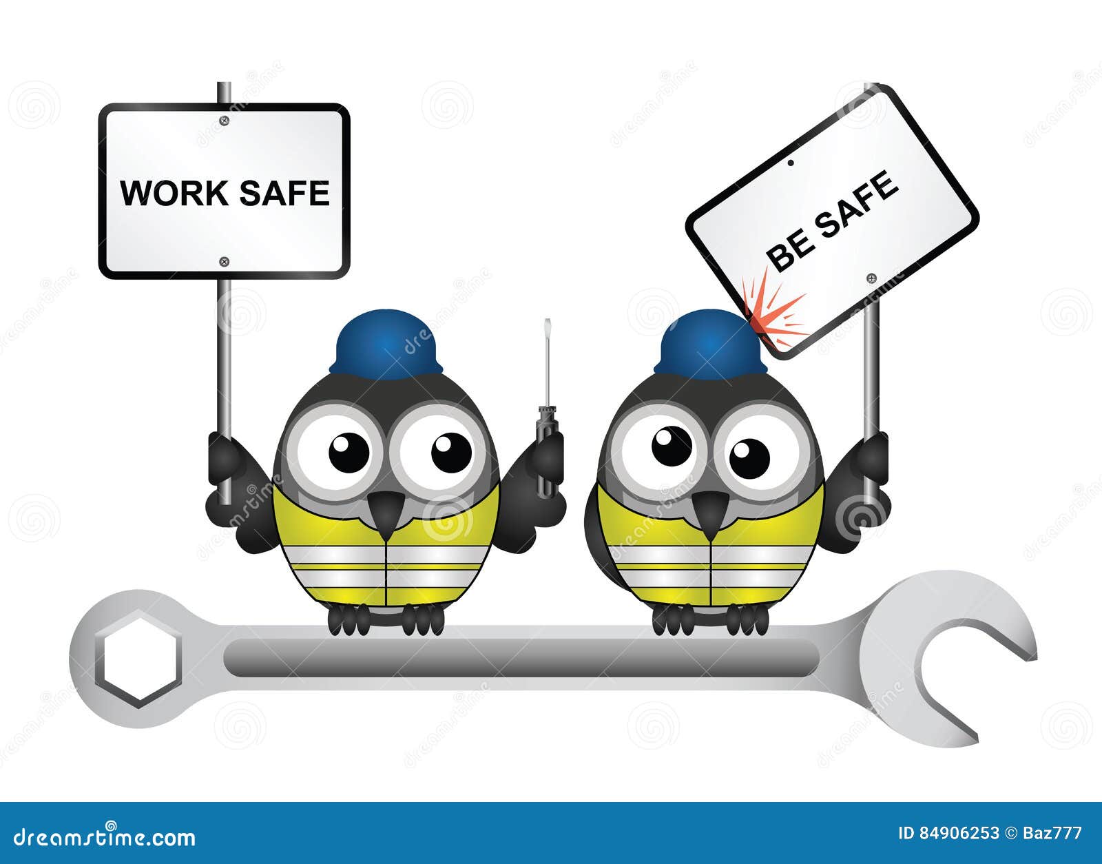 Work Safe Information Sign Cartoon Vector | CartoonDealer.com #41422161