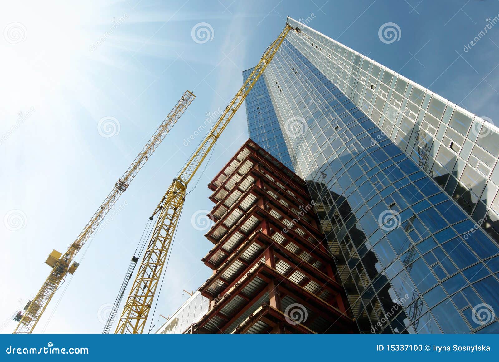 Construction work site stock photo. Image of architectures - 15337100