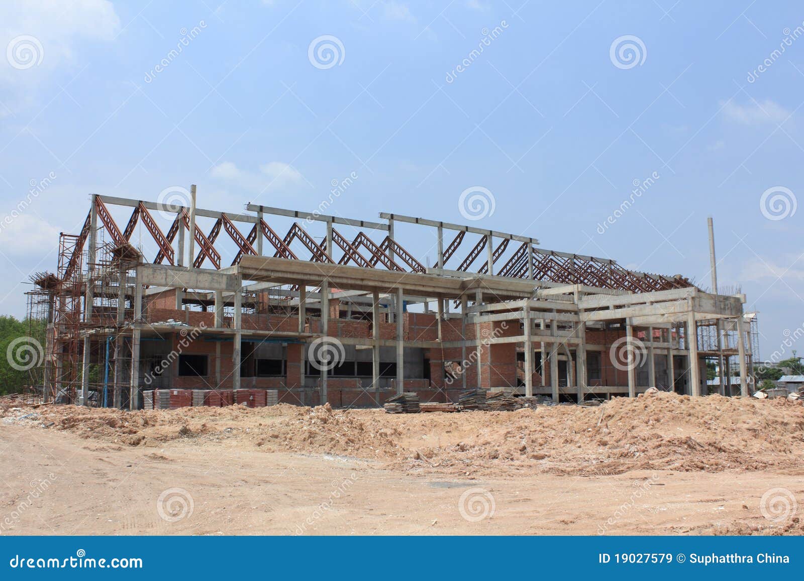 Construction work site stock image. Image of shape, building - 19027579