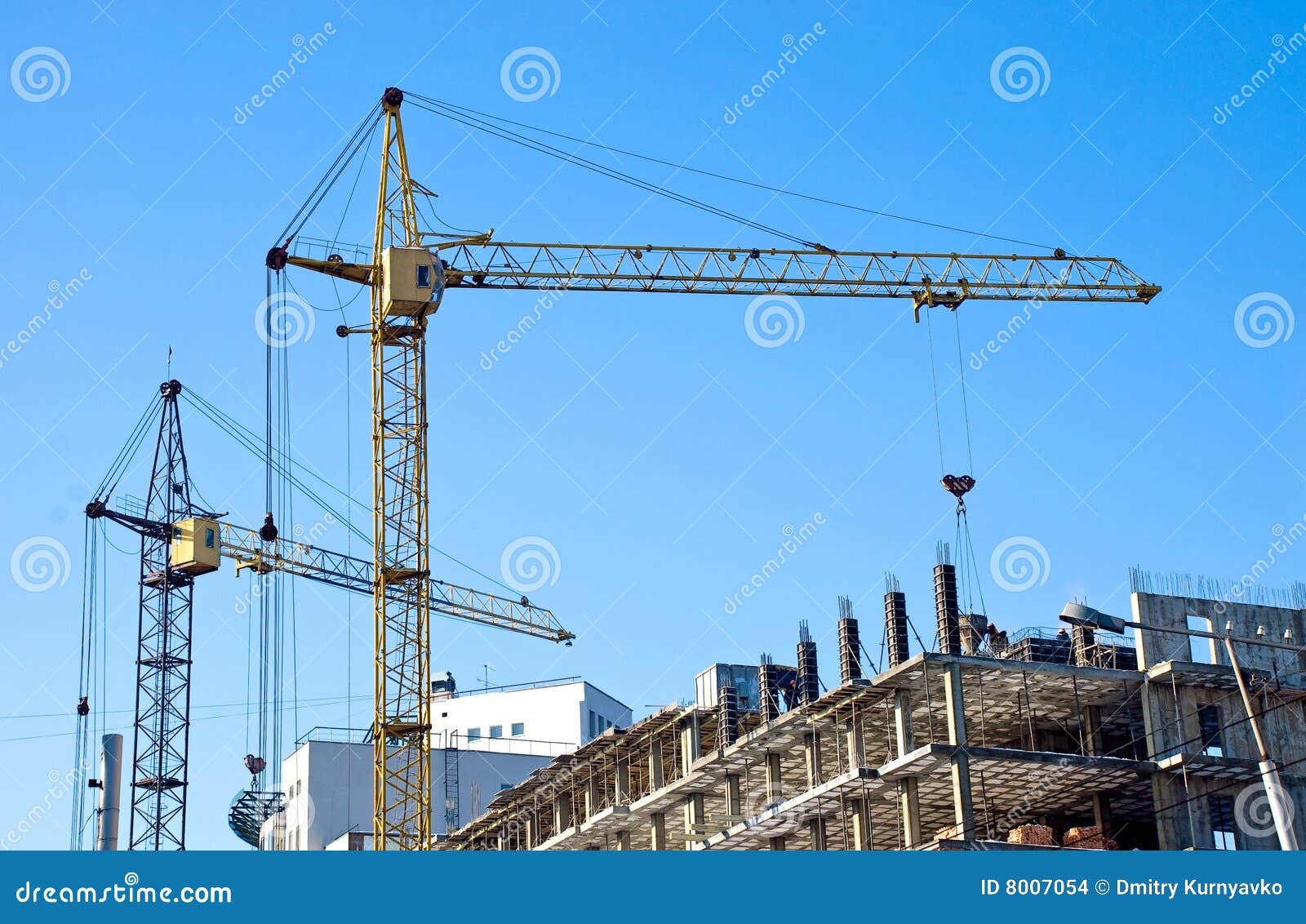 Construction work site stock photo. Image of industry - 8007054