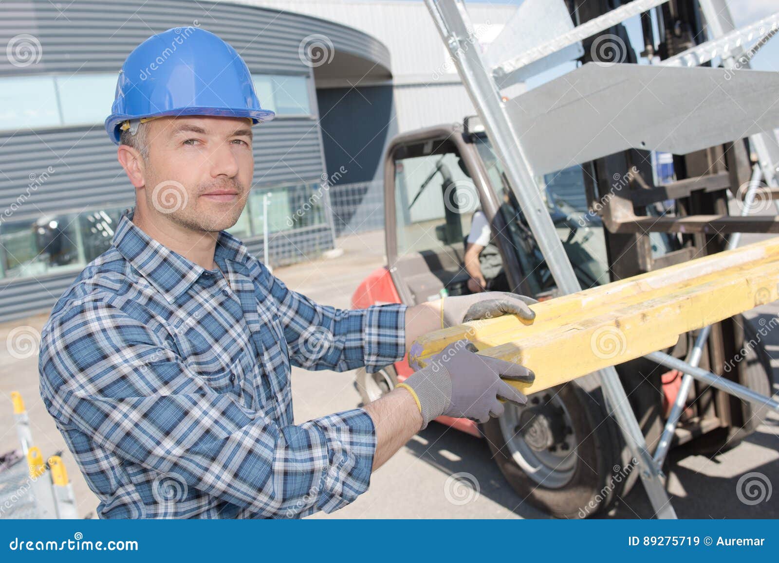 Construction work on site stock image. Image of industry - 89275719