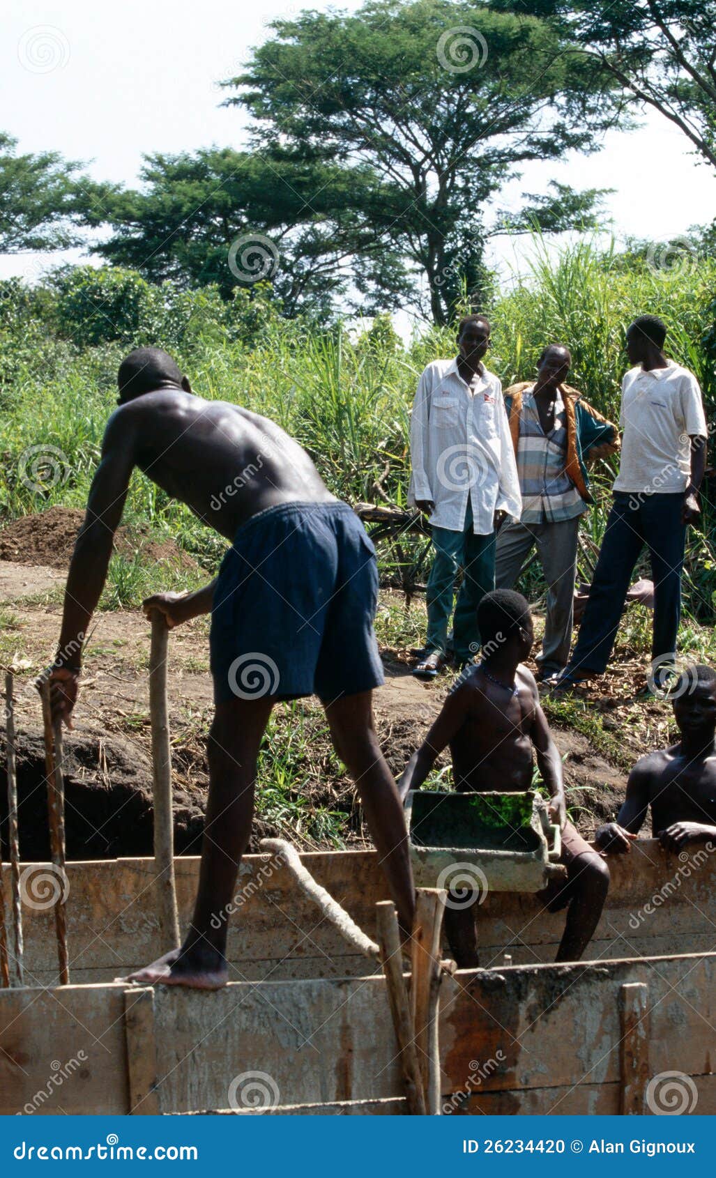 Construction Work in Uganda Editorial Image - Image of african, adults ...
