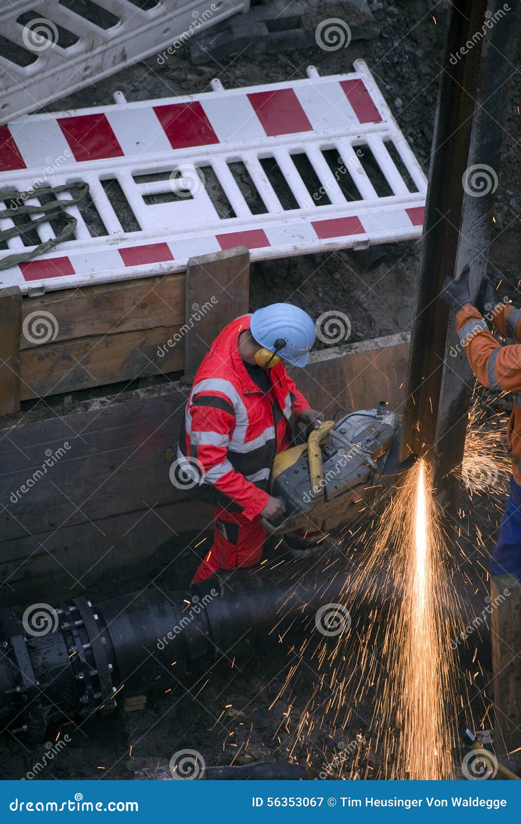 Construction work stock image. Image of building, metalworker - 56353067