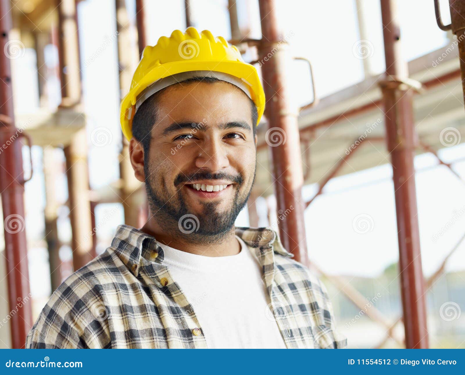 Construction worker stock photo. Image of confidence - 11554512