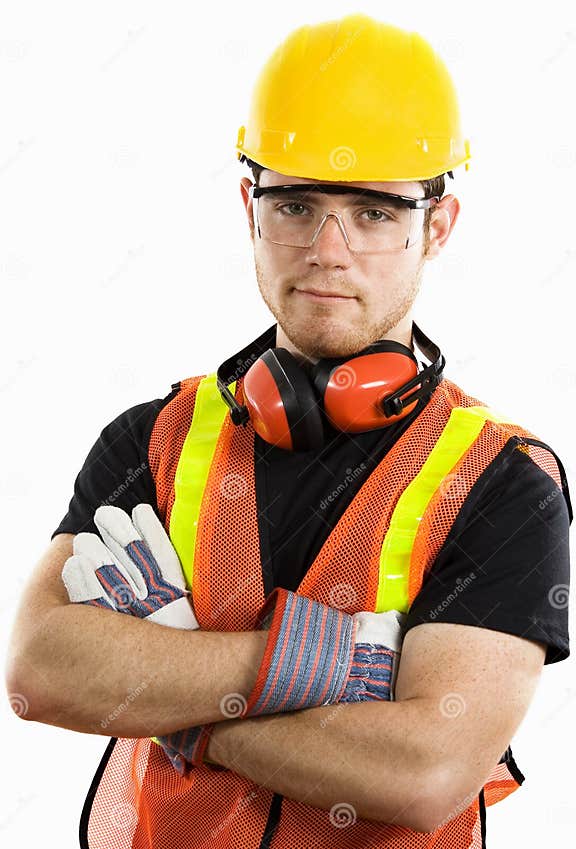 Construction Worker stock photo. Image of occupation - 13907582