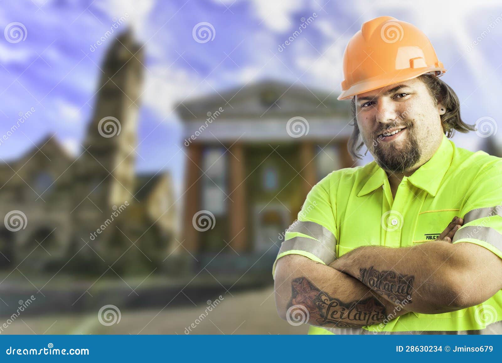 Construction Worker stock photo. Image of person, manual - 28630234