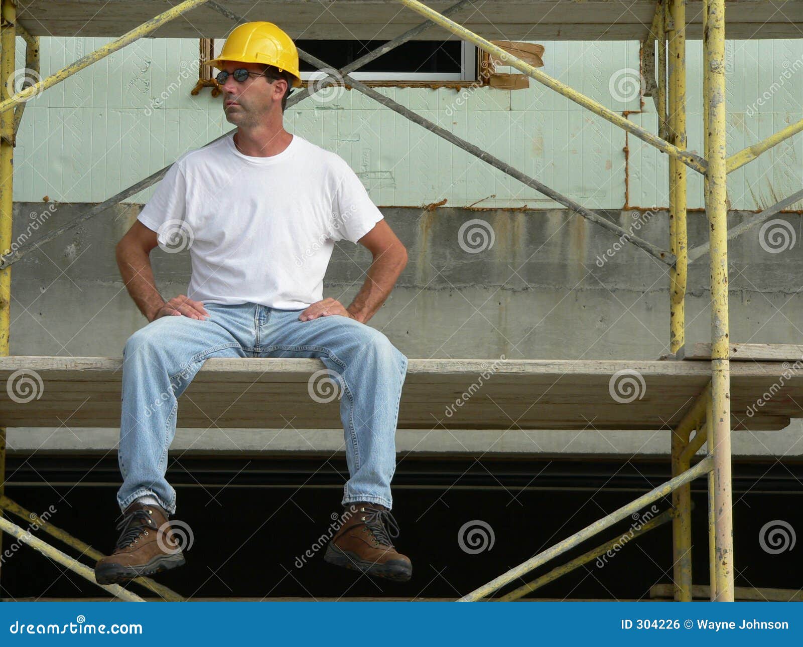 Construction Worker 3 stock photo. Image of planning, staging - 304226