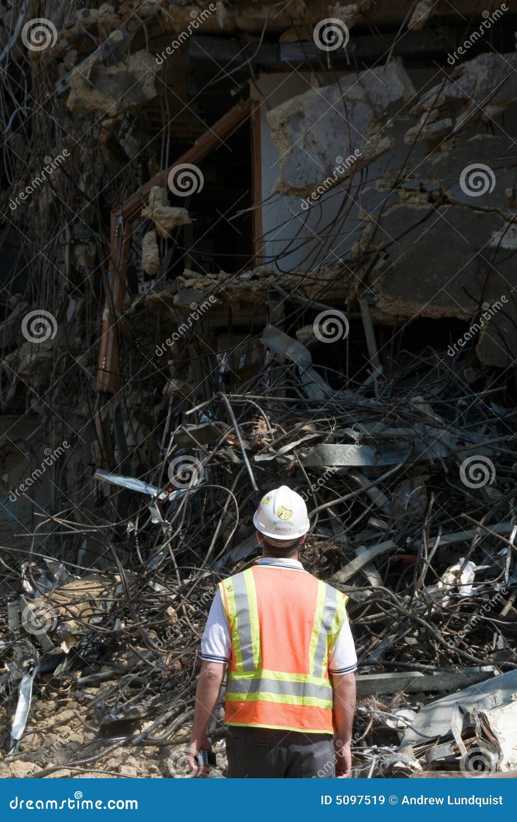 Construction worker stock image. Image of hard, destruction - 5097519