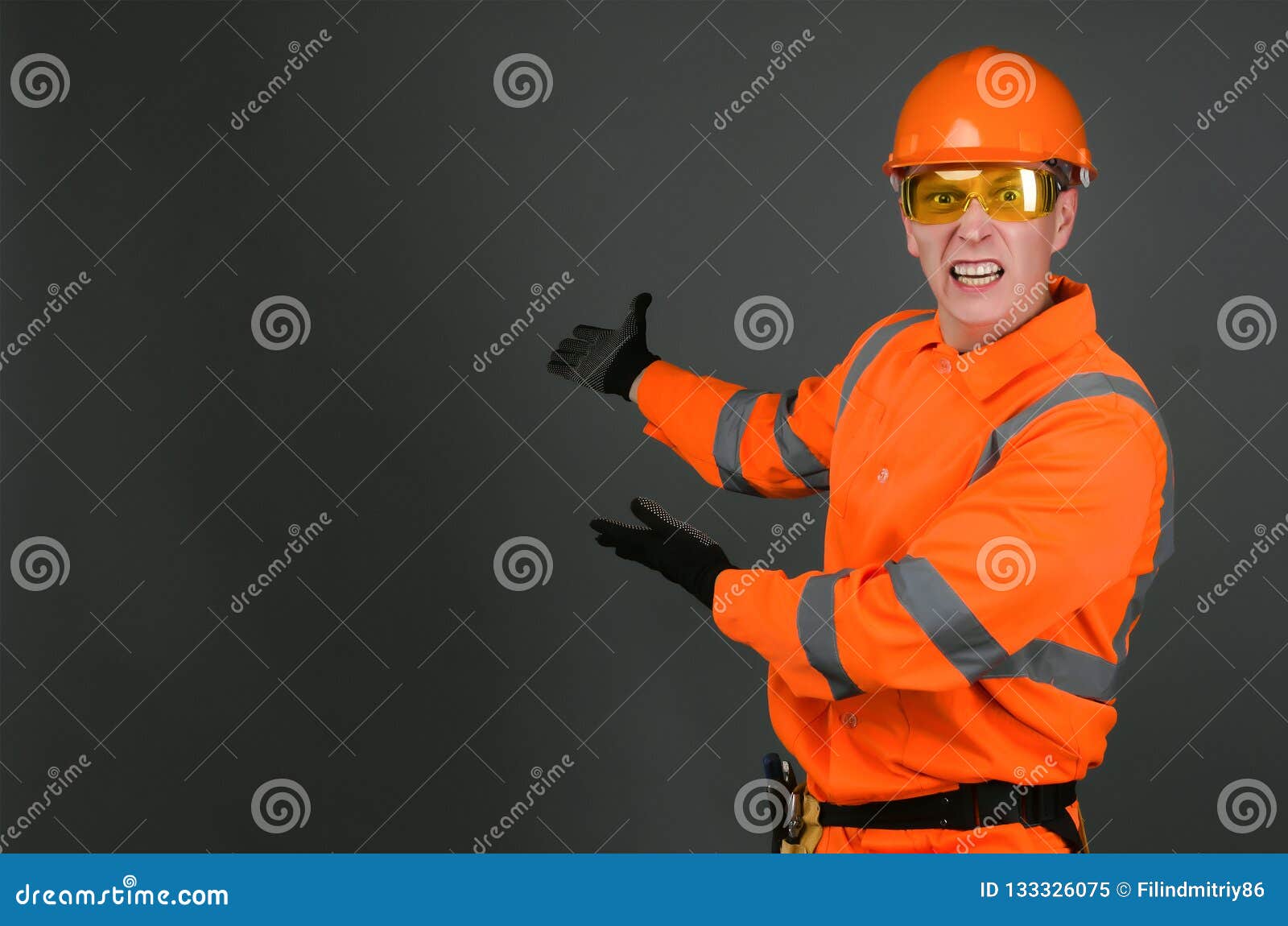 Construction worker. stock image. Image of foreman, worker - 133326075