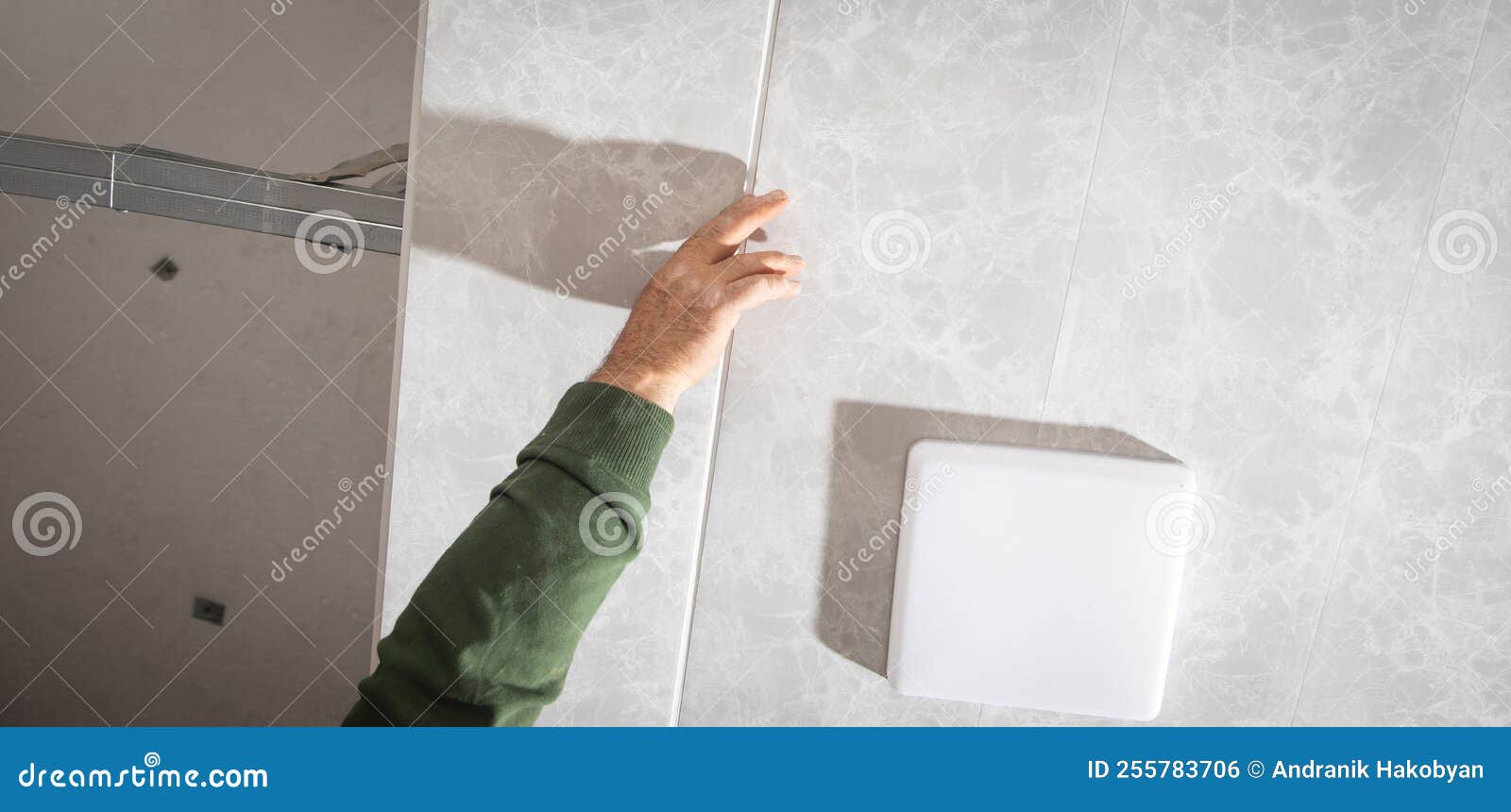 Construction Worker Assemble a Suspended Ceiling Stock Photo - Image of ... Construction Worker Assemble a Suspended Ceiling Stock Photo - Image of ...