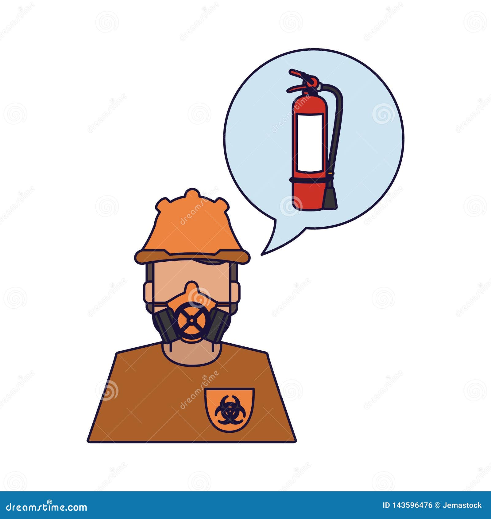 Construction worker avatar stock vector. Illustration of people - 143596476