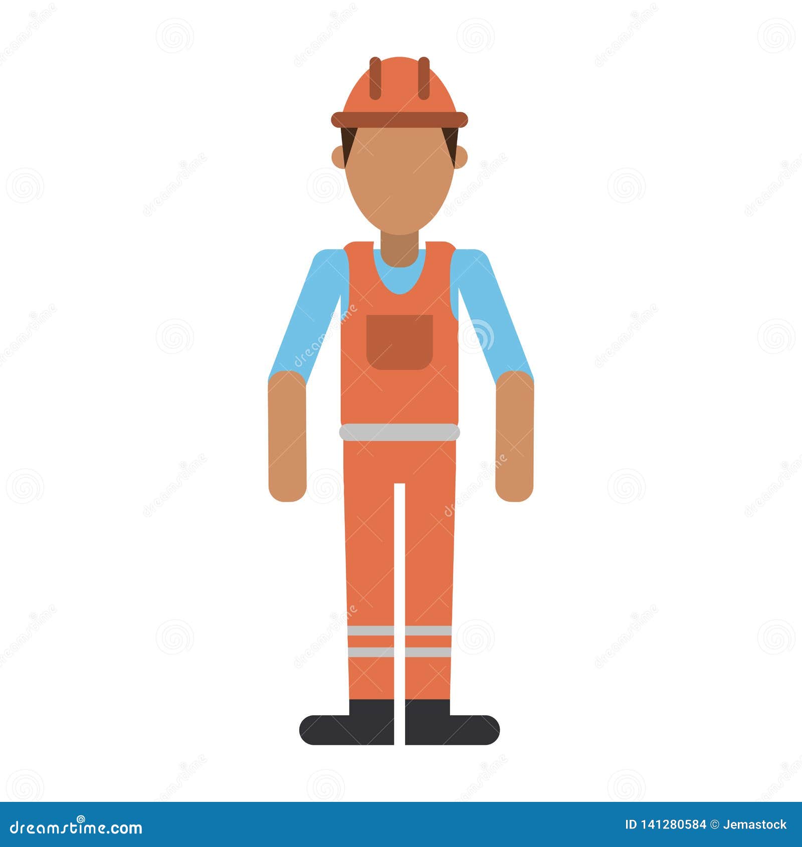 Construction worker avatar stock vector. Illustration of equipment ...