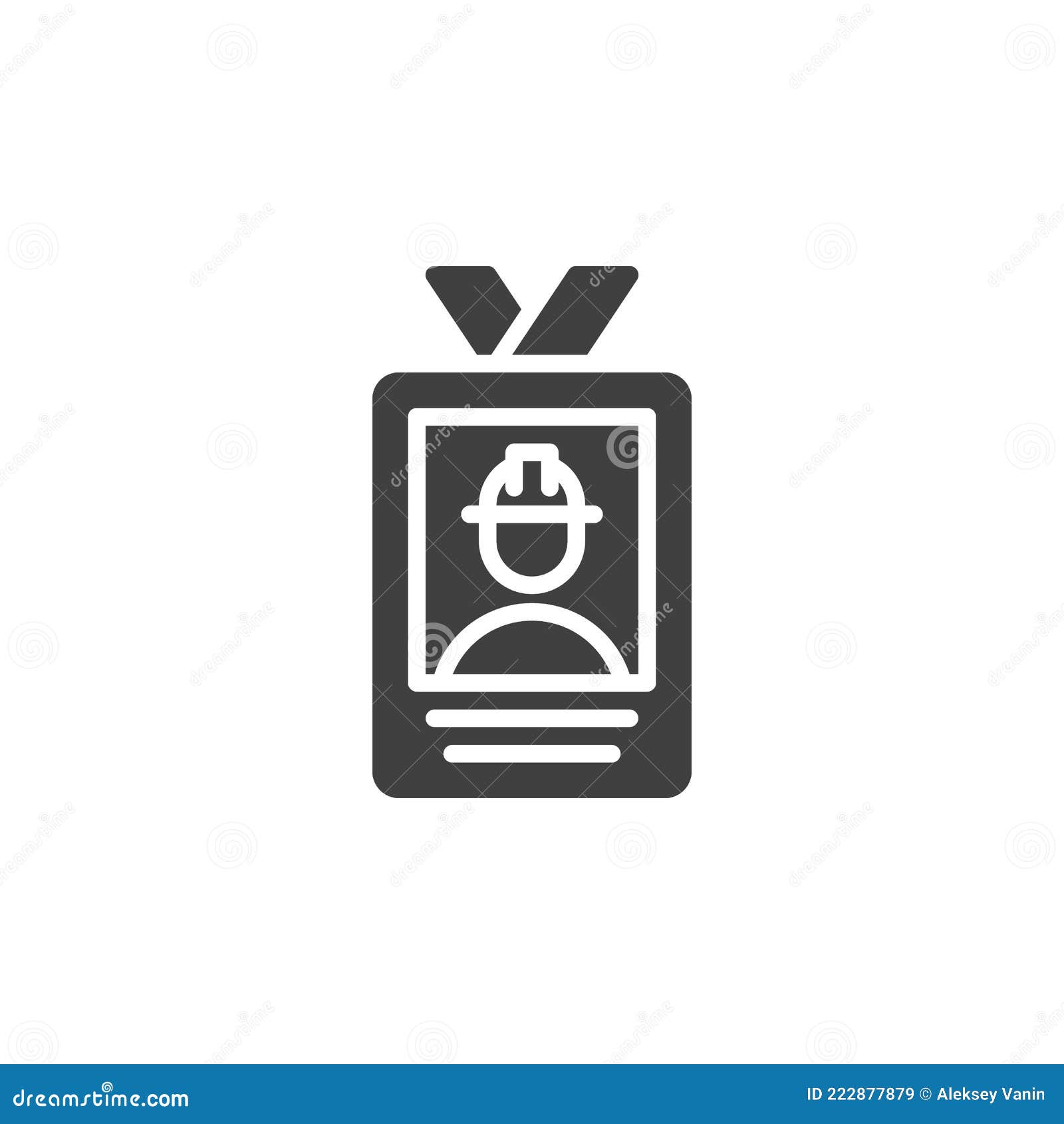 Construction Worker Badge Vector Icon Stock Vector - Illustration of ...