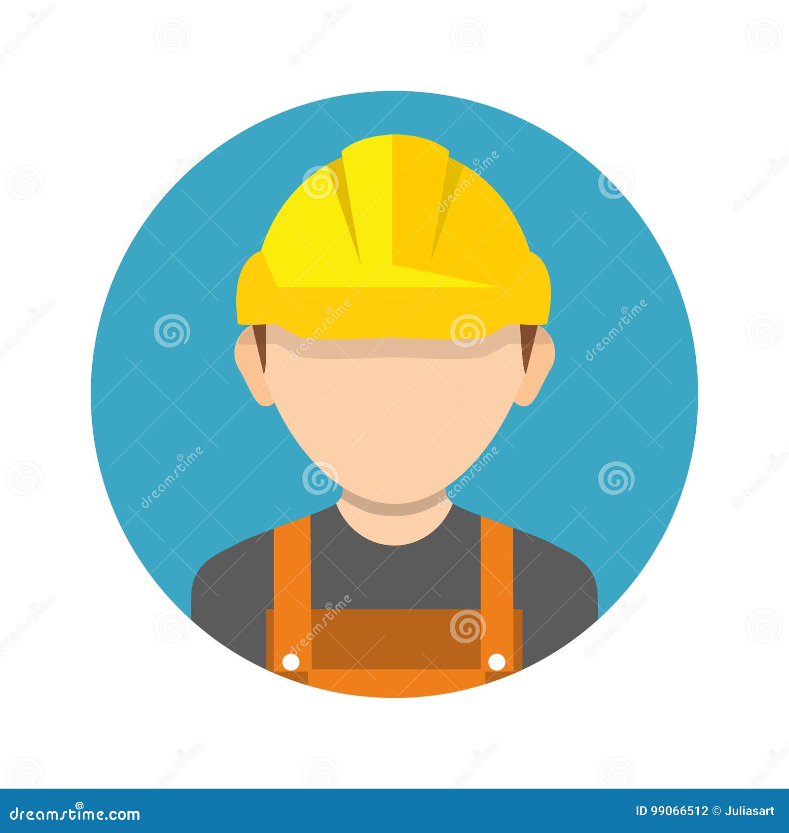 Builder Man Icon Engeneer Occupation Contractor Cartoon Vector ...