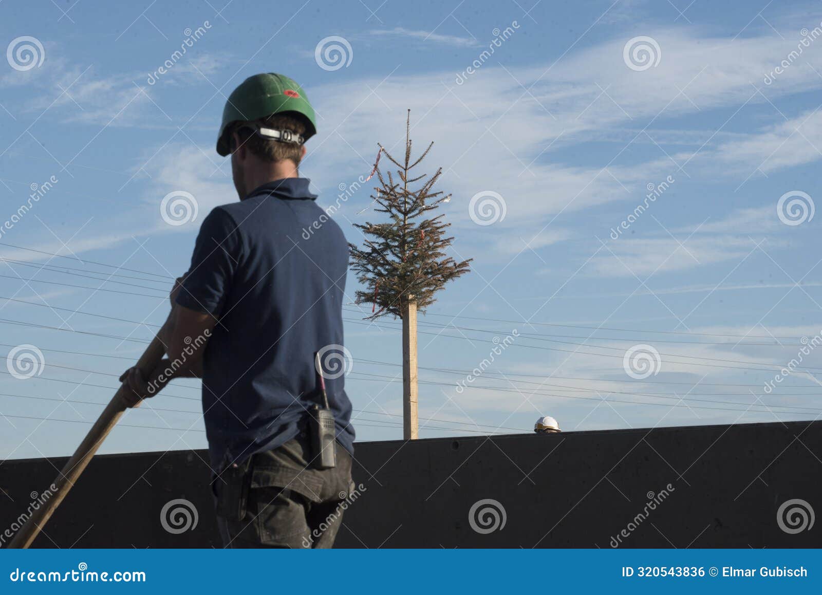 Construction Worker at a Building Site Editorial Photo - Image of site ...