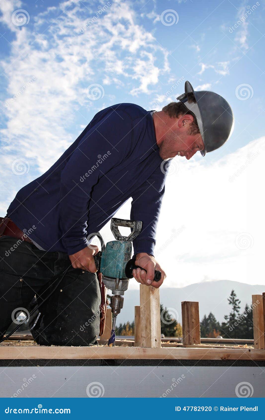 Construction worker stock photo. Image of wood, equipment - 47782920