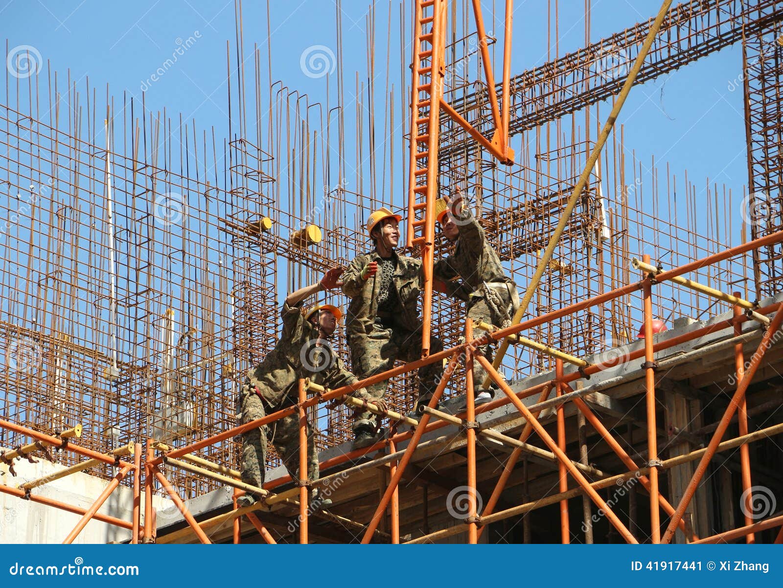 Construction Worker editorial photo. Image of steel, rebar - 41917441