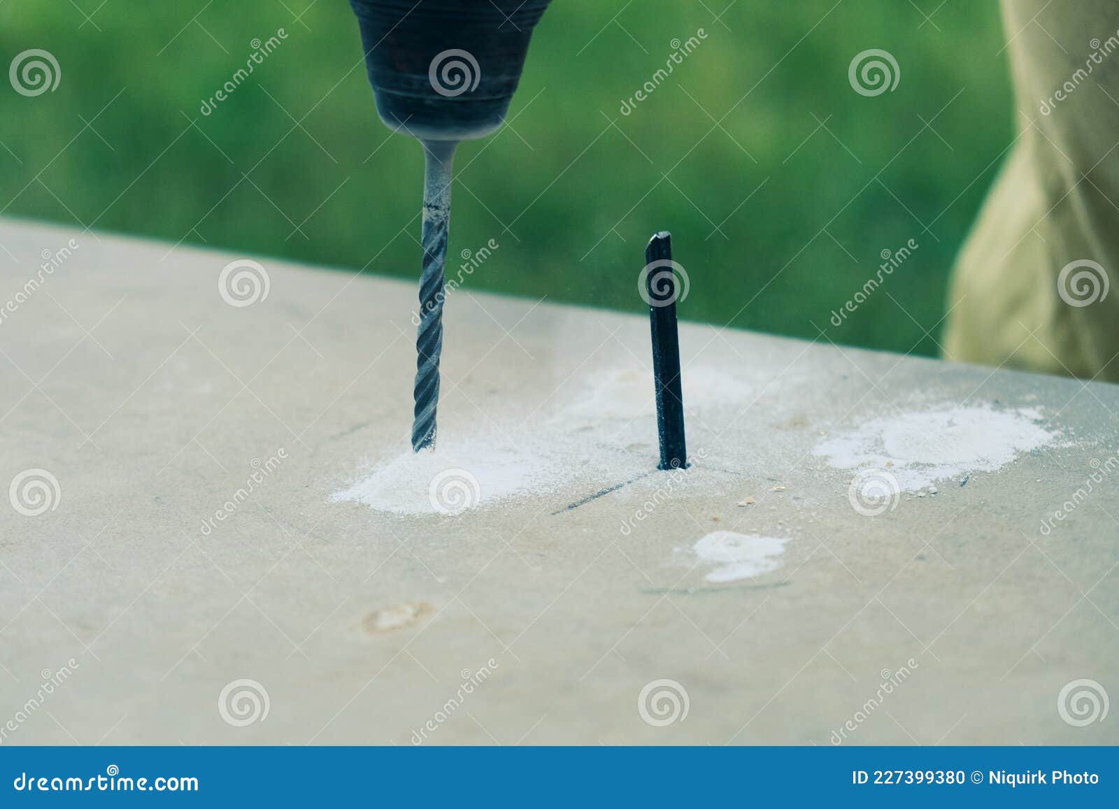 Power Tool Driller in Action Stock Photo - Image of carbide, demolition ...