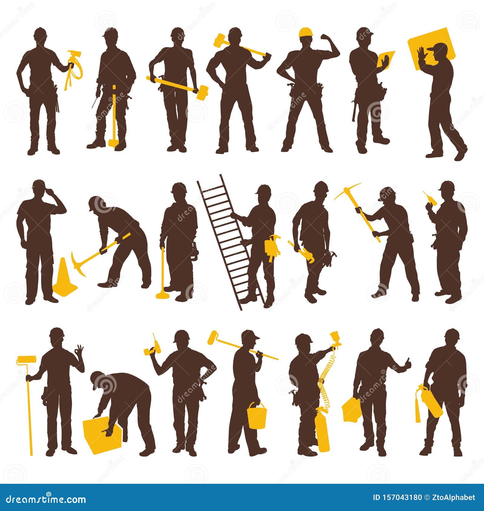 Labor, Engineer, Worker Icon. Element Of Color Construction Icon ...