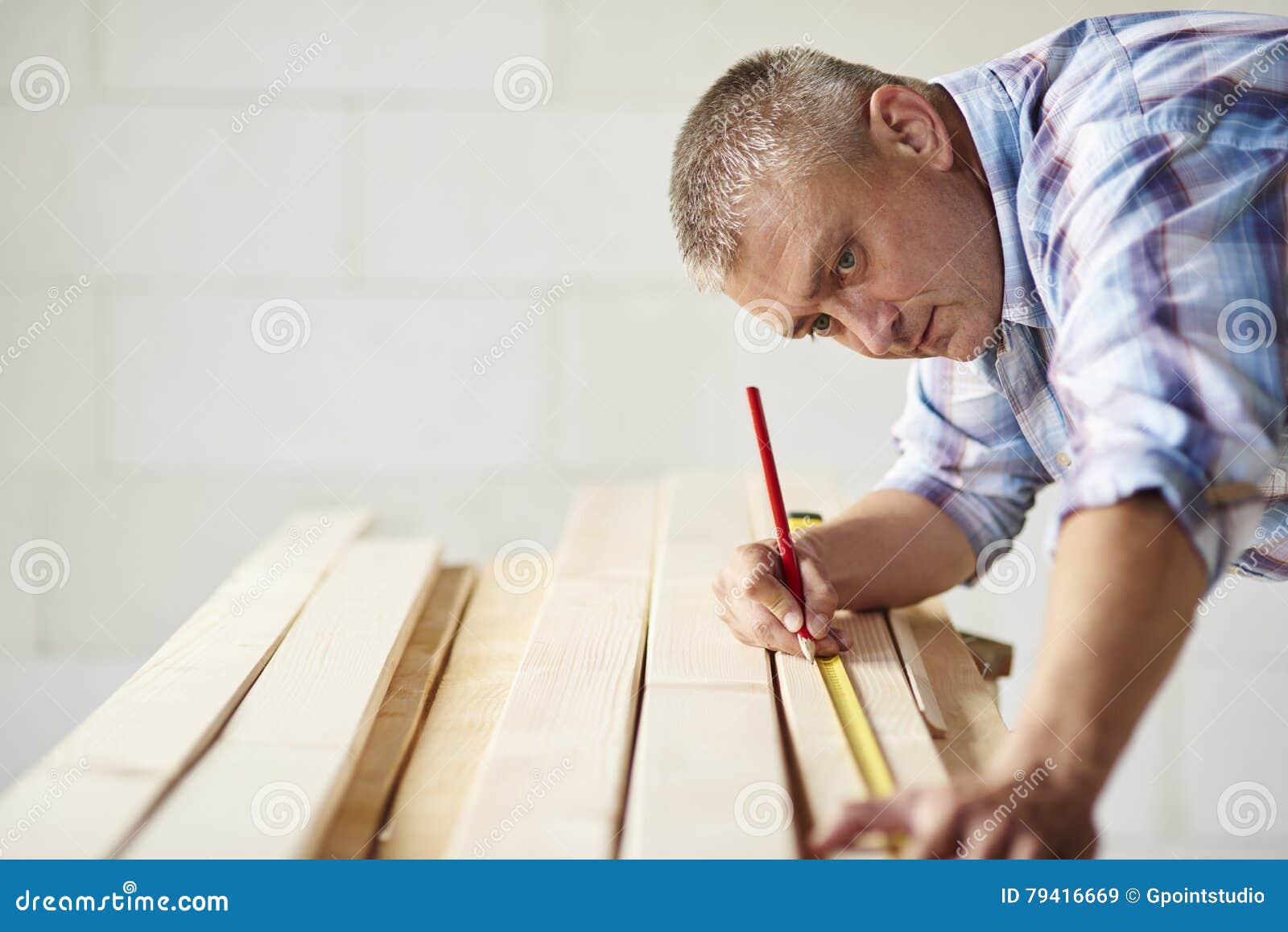 Construction Worker with Equipment Stock Image - Image of meter ...