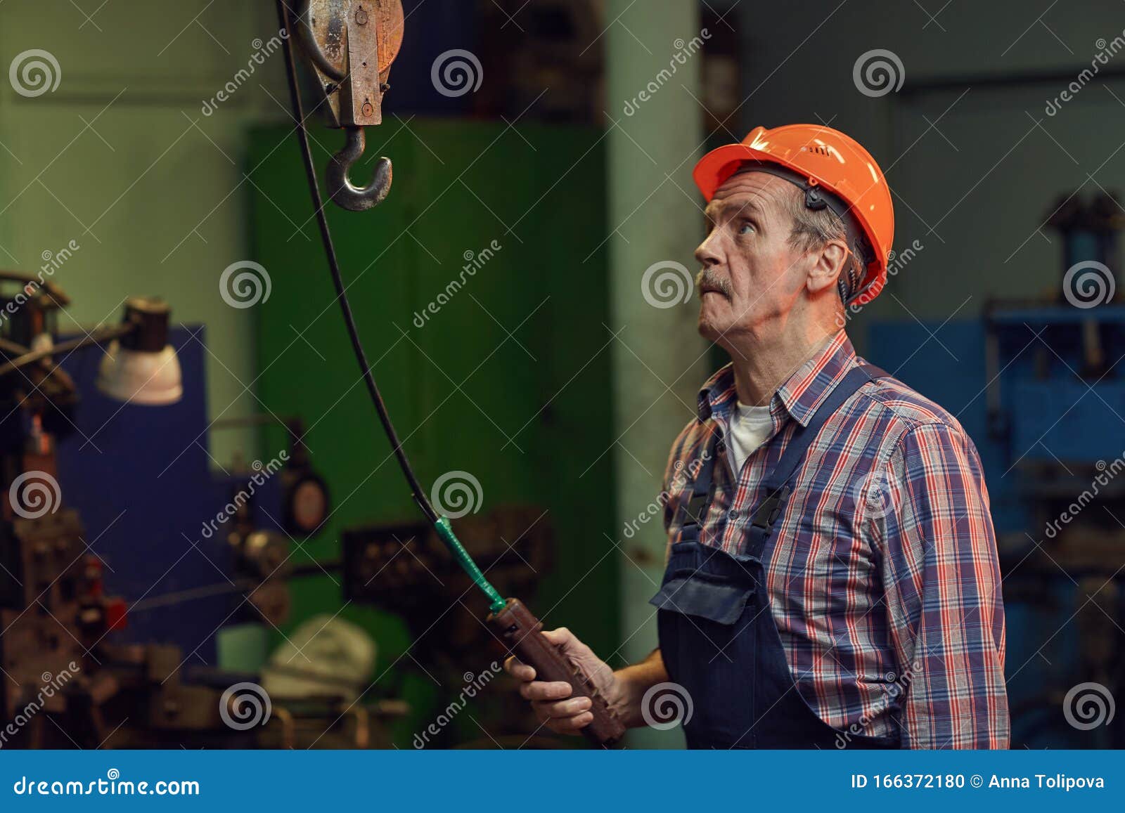 Construction Worker in the Factory Stock Photo - Image of skill, craft ...