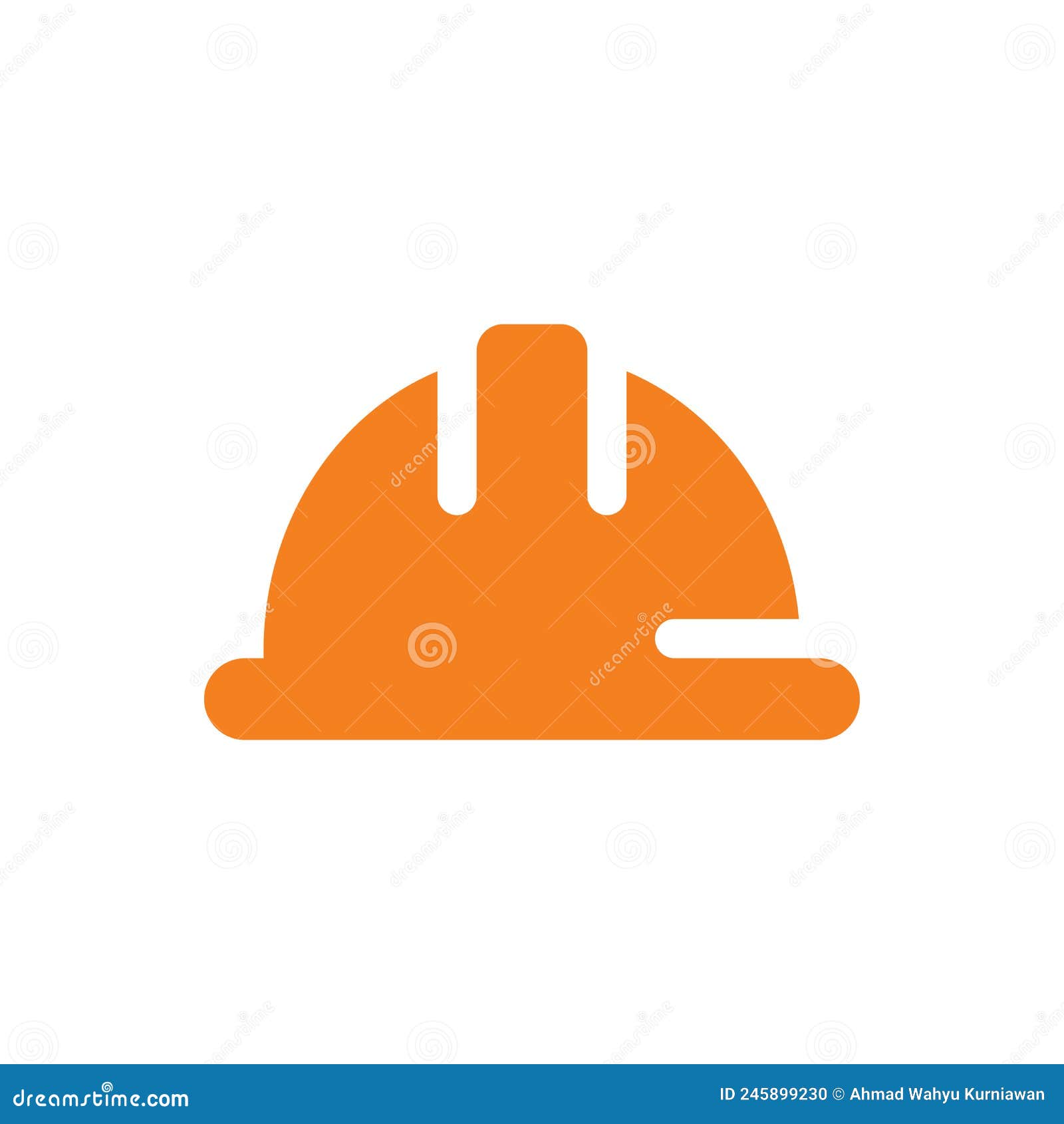 Construction worker hat stock vector. Illustration of logo - 245899230